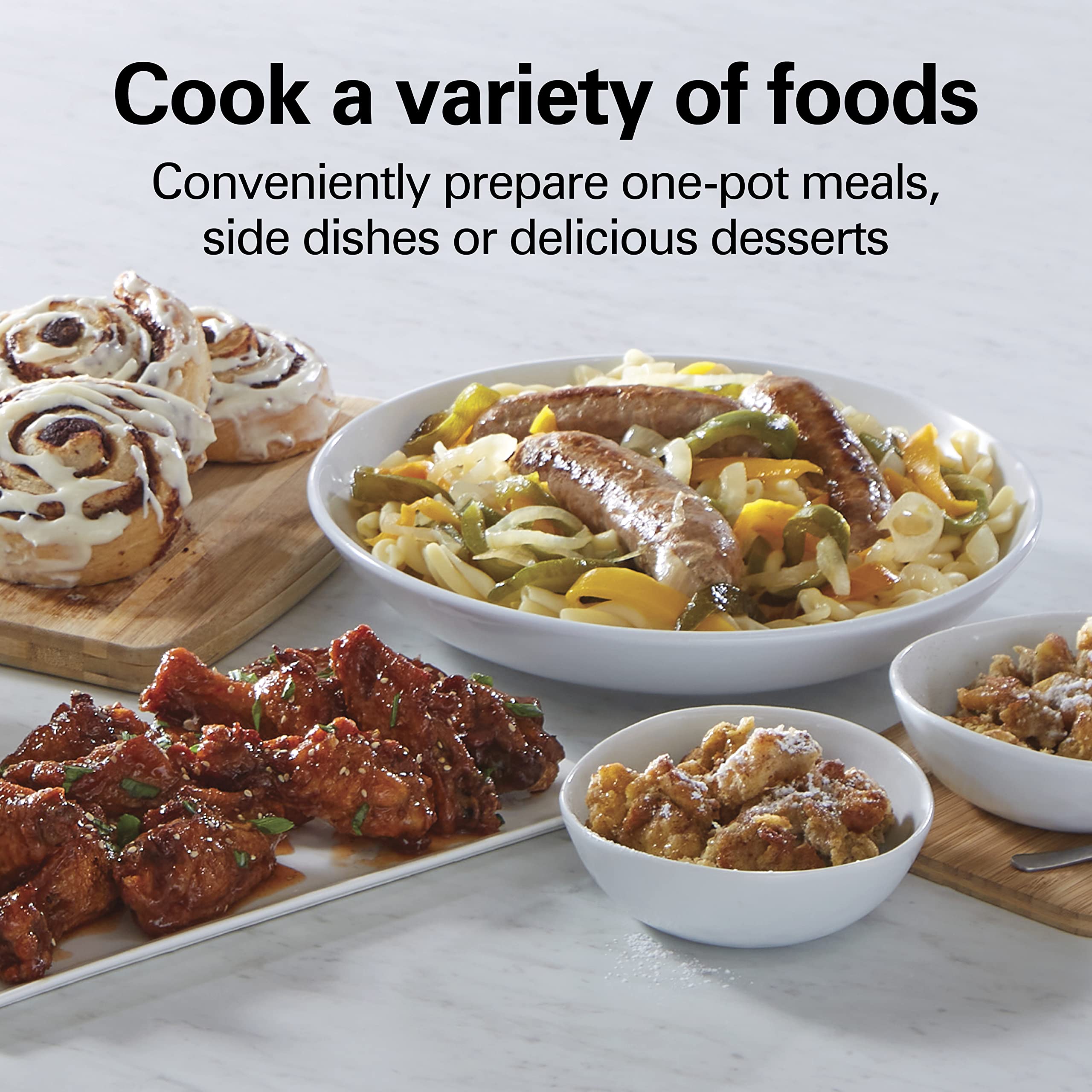 Hamilton Beach 4-Quart Slow Cooker with Dishwasher-Safe Stoneware Crock & Lid, Stainless Steel (33140V)