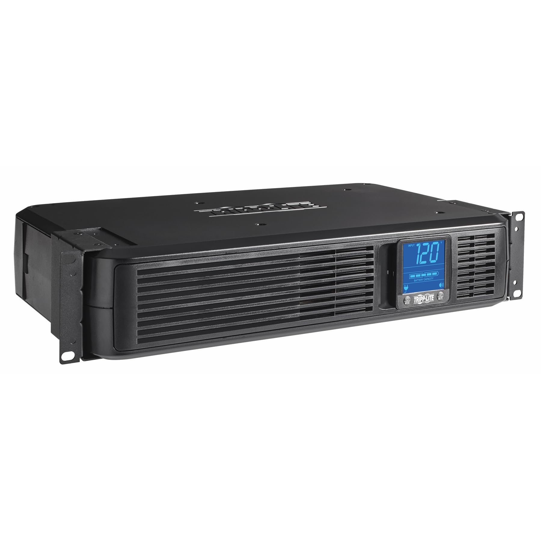 Tripp Lite SMART1500LCD 1500VA Smart UPS Battery Back Up, 900W Rack-Mount/Tower, LCD, AVR, USB, DB9, 3 Year Warranty & Dollar 250,000 Insurance Black