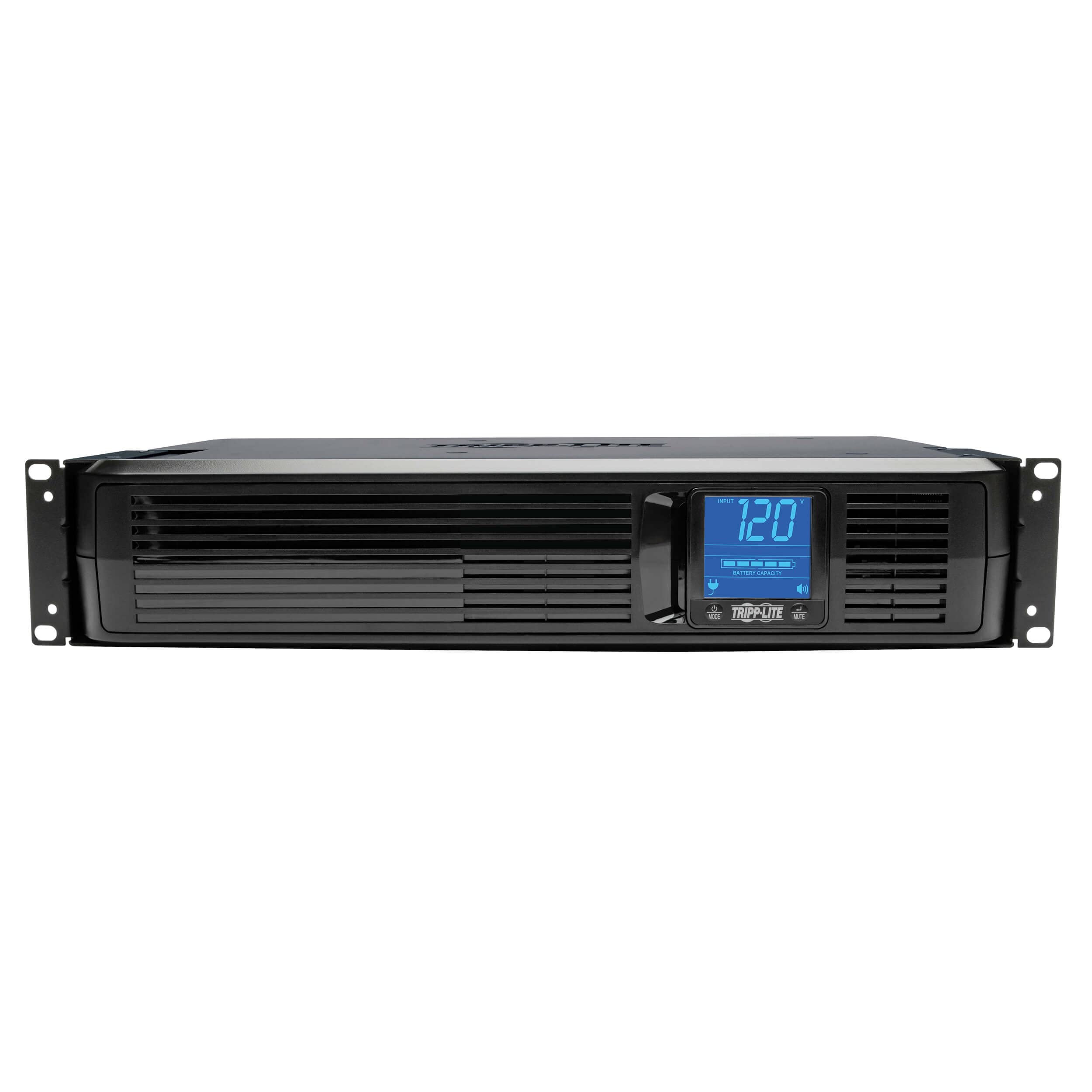 Tripp Lite SMART1500LCD 1500VA Smart UPS Battery Back Up, 900W Rack-Mount/Tower, LCD, AVR, USB, DB9, 3 Year Warranty & Dollar 250,000 Insurance Black