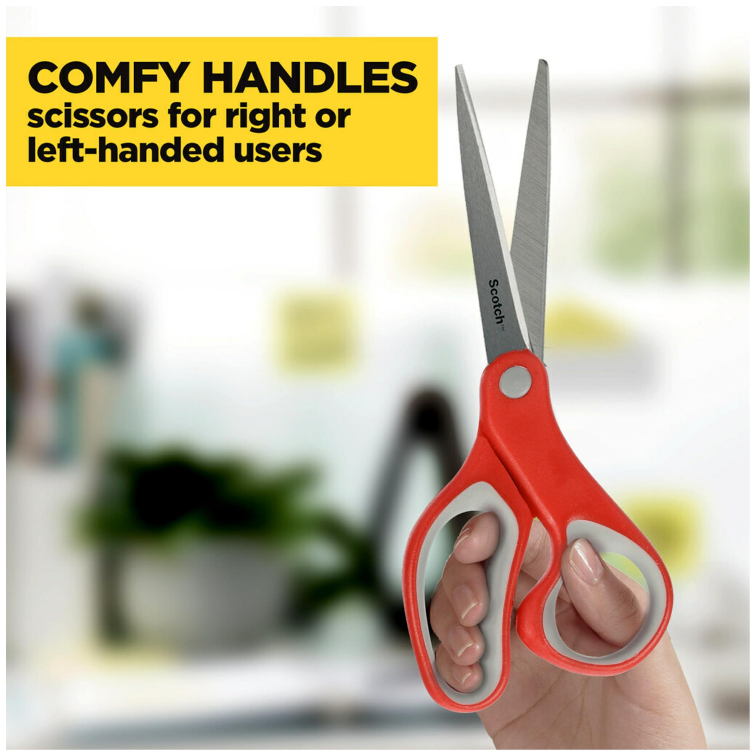 Scotch 8 Inch Multi-Purpose Scissors, Great for Everyday Use (1428)