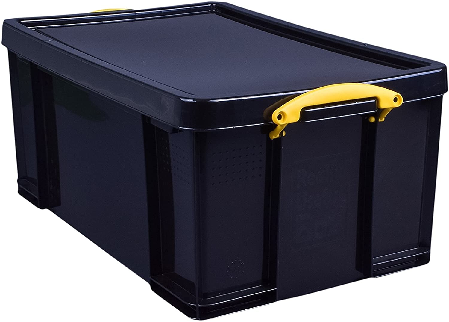 Really Useful 64L Recycled Plastic Storage Box Black 64Black R