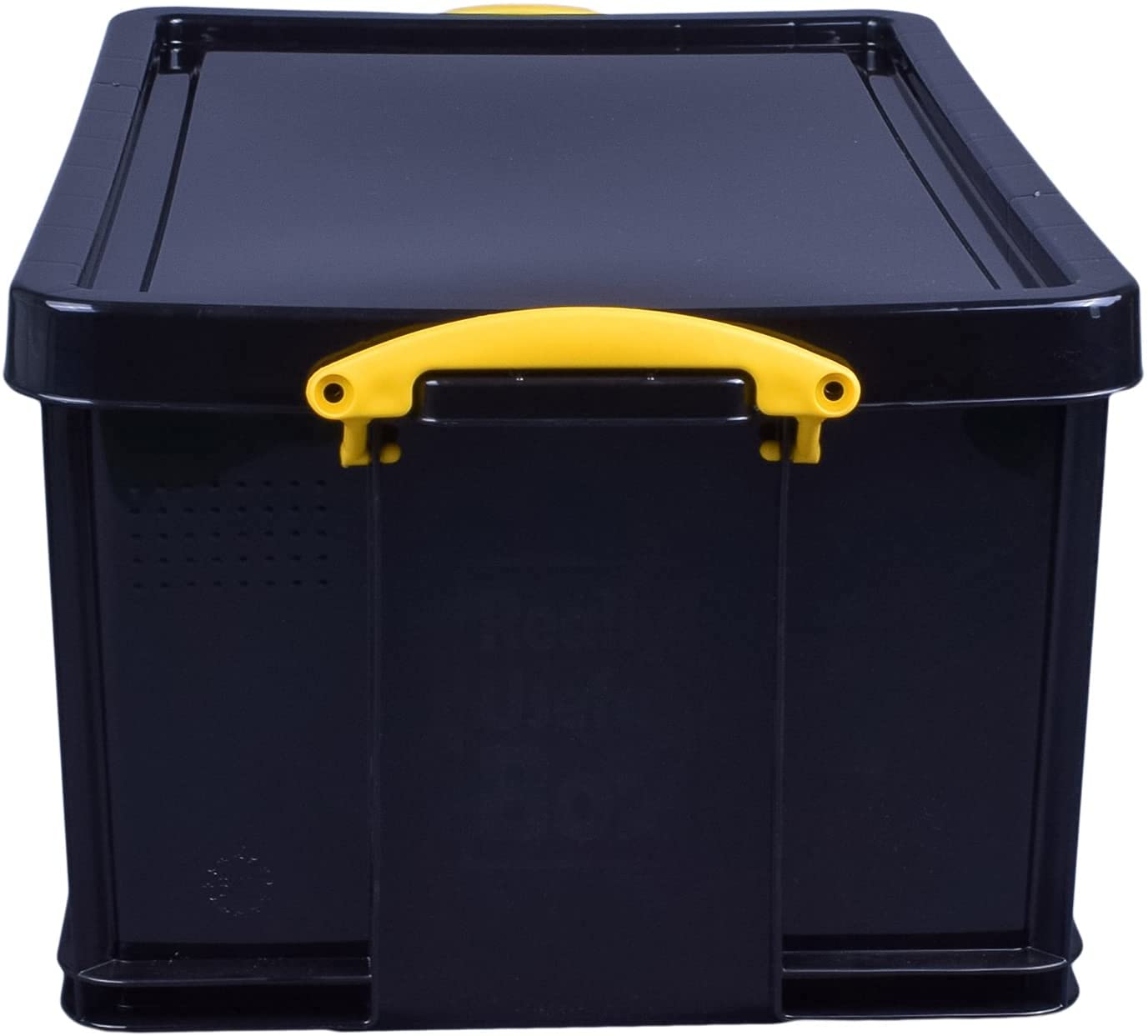 Really Useful 64L Recycled Plastic Storage Box Black 64Black R