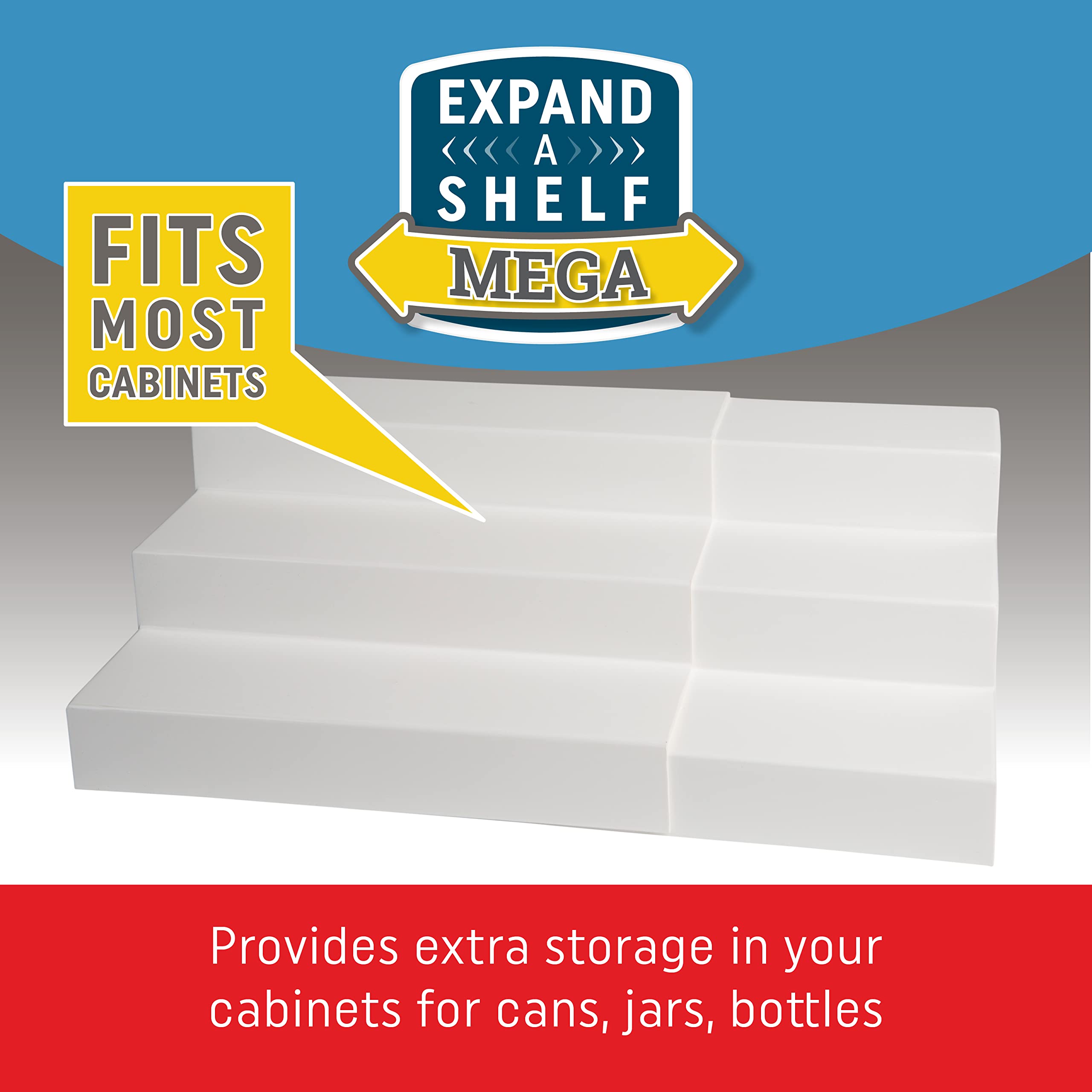 Dial Industries 01803 MEGA Expand A Shelf, White