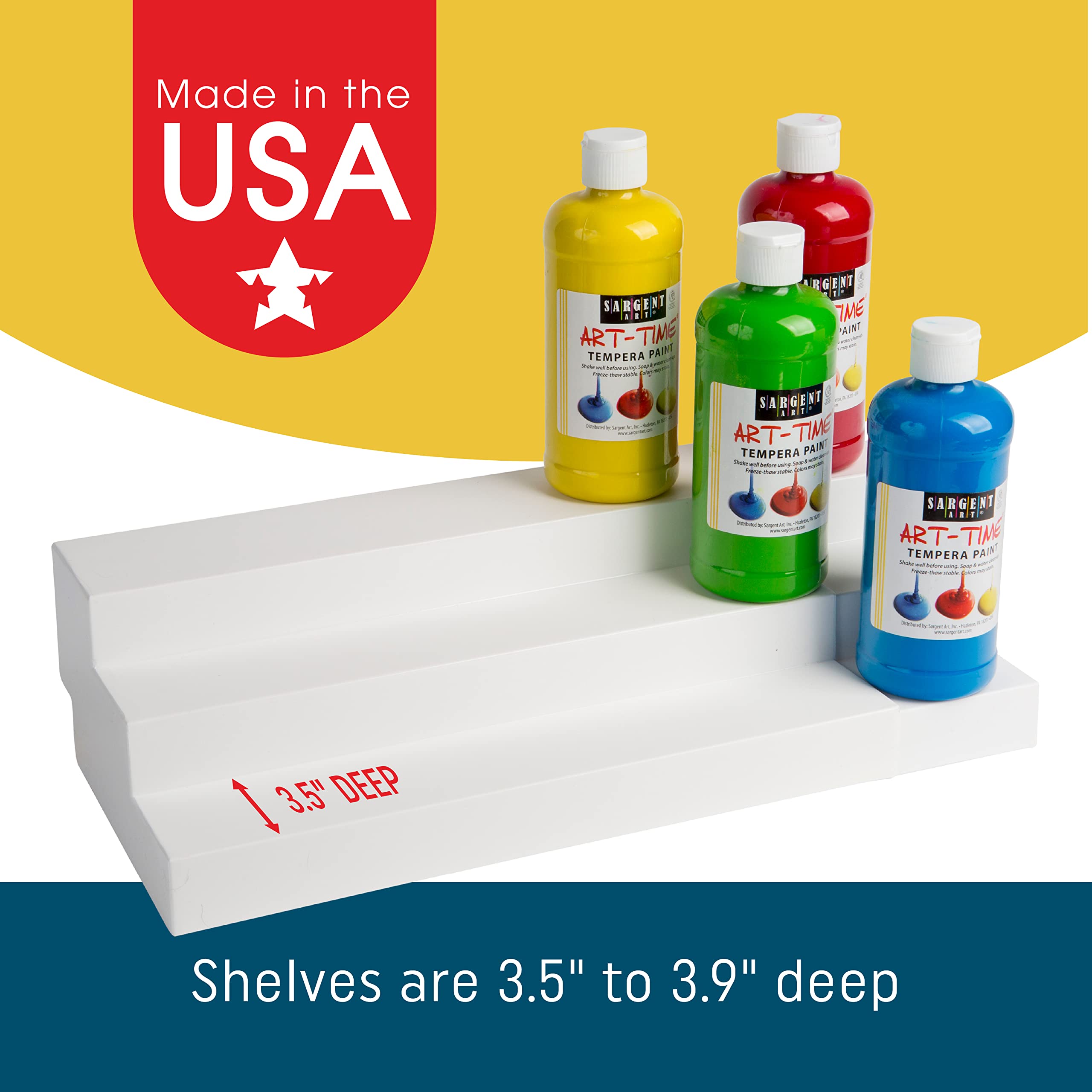 Dial Industries 01803 MEGA Expand A Shelf, White