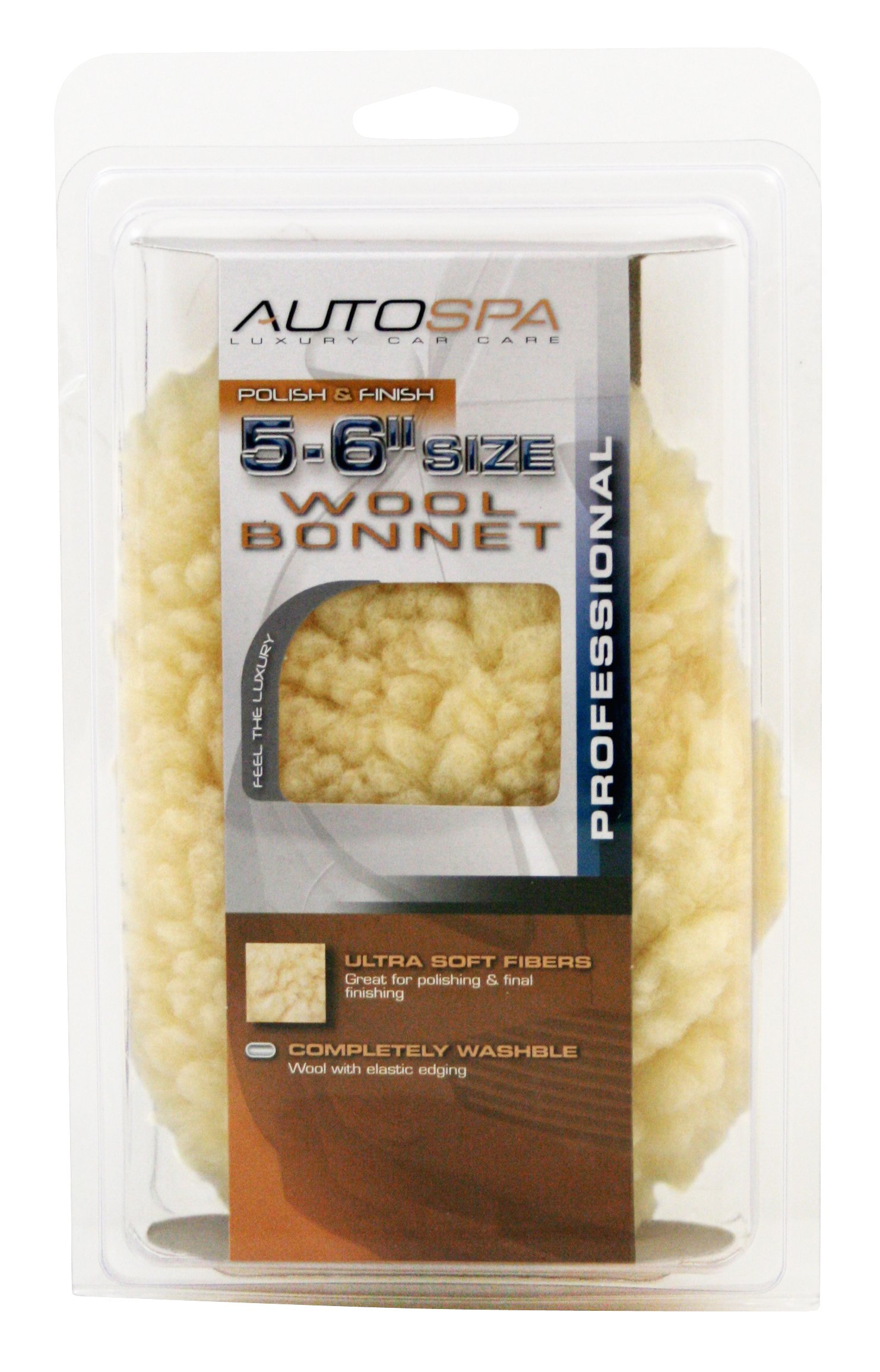 AutoSpa 40403AS Soft Acrylic Wool 5-6" Polishing Bonnet