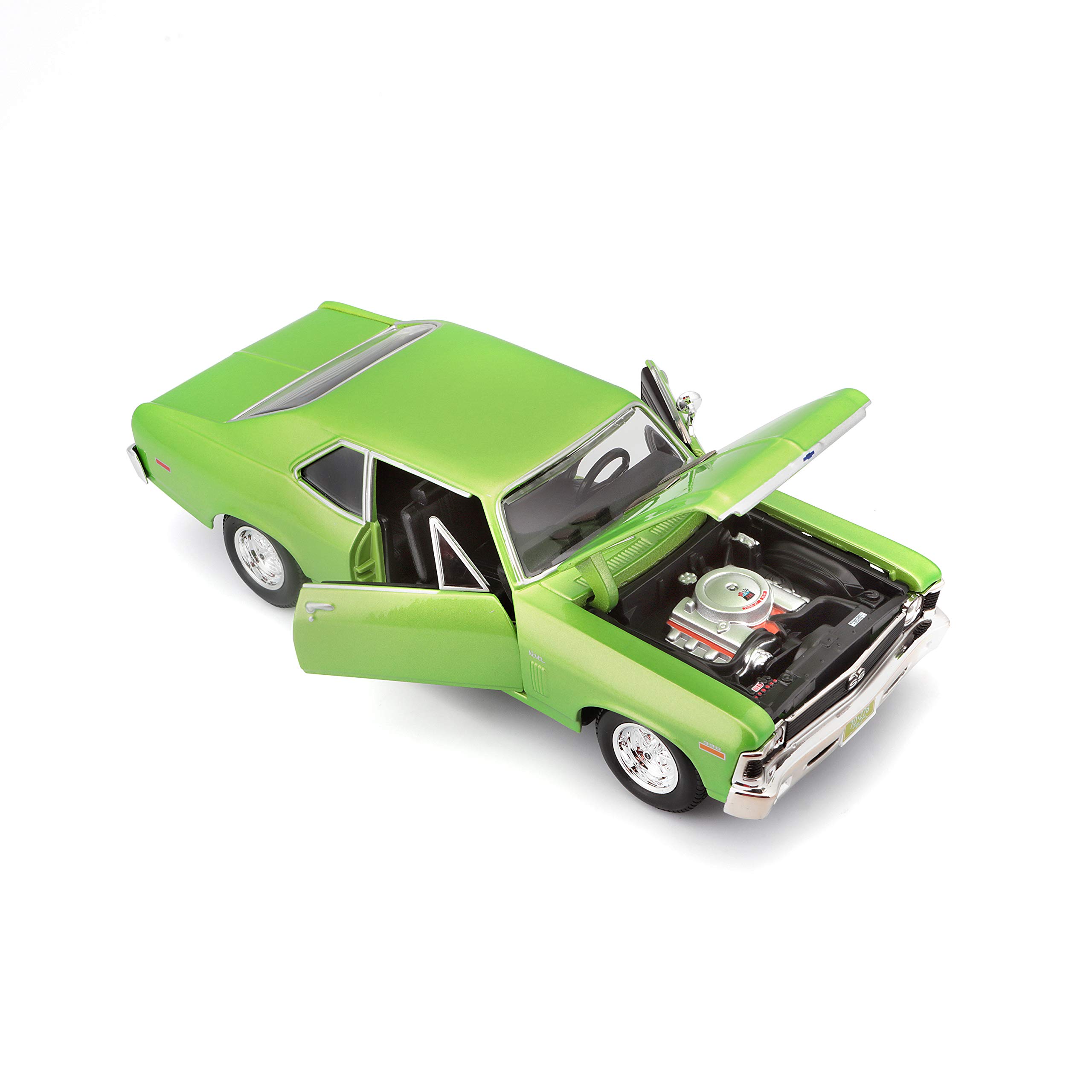 Maisto 1:24 Scale 1970 Chevrolet Nova SS Diecast Vehicle (Colors May Vary) , Green