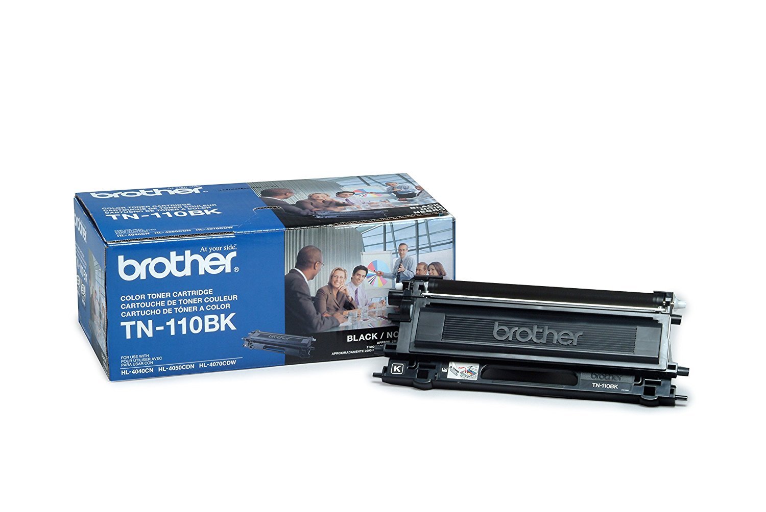 Brother TN110BK, TN110C, TN110M, TN110Y Black, Cyan, Magenta and Yellow Toner - -Cartridge Set
