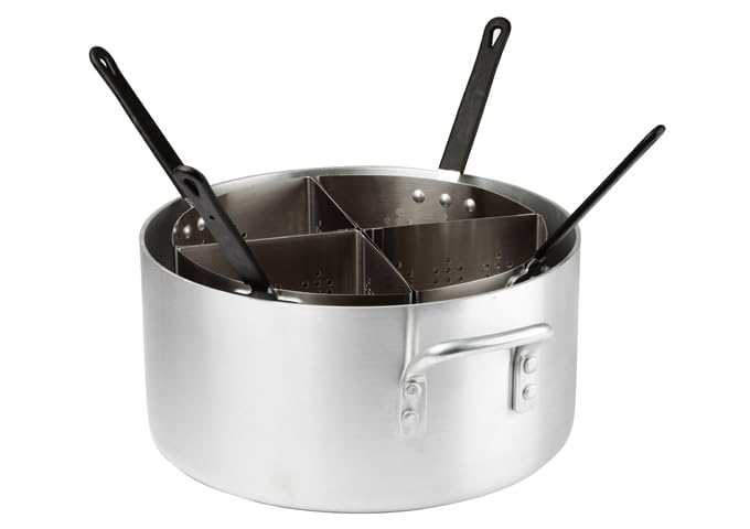 Winware 20 Qt Aluminum Pasta Cooker, Commercial Grade