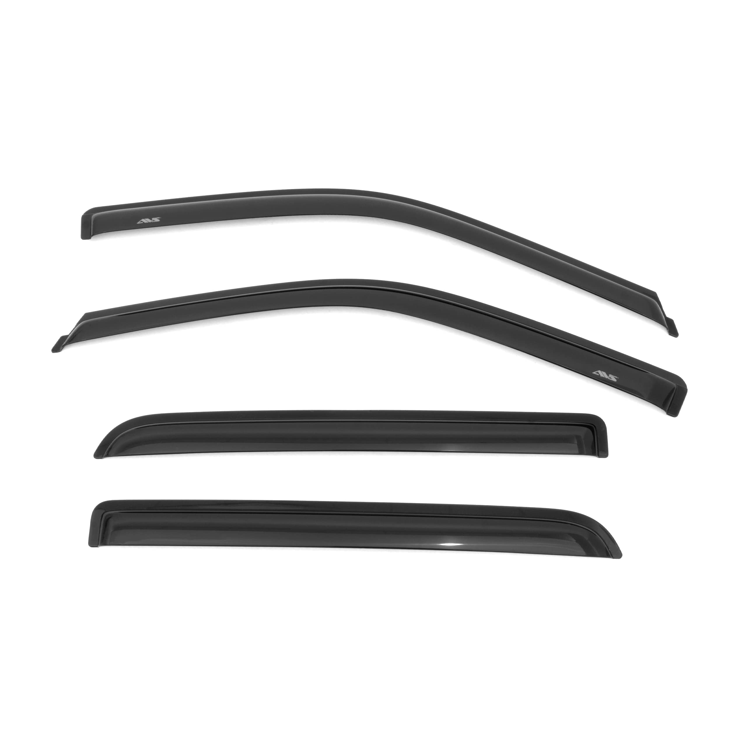 Auto Ventshade [AVS] Ventvisor / Rain Guards | Outside Mount, Smoke Color, 4 pc | 94738 | Fits 2004 - 2014 Ford F-150 SuperCab