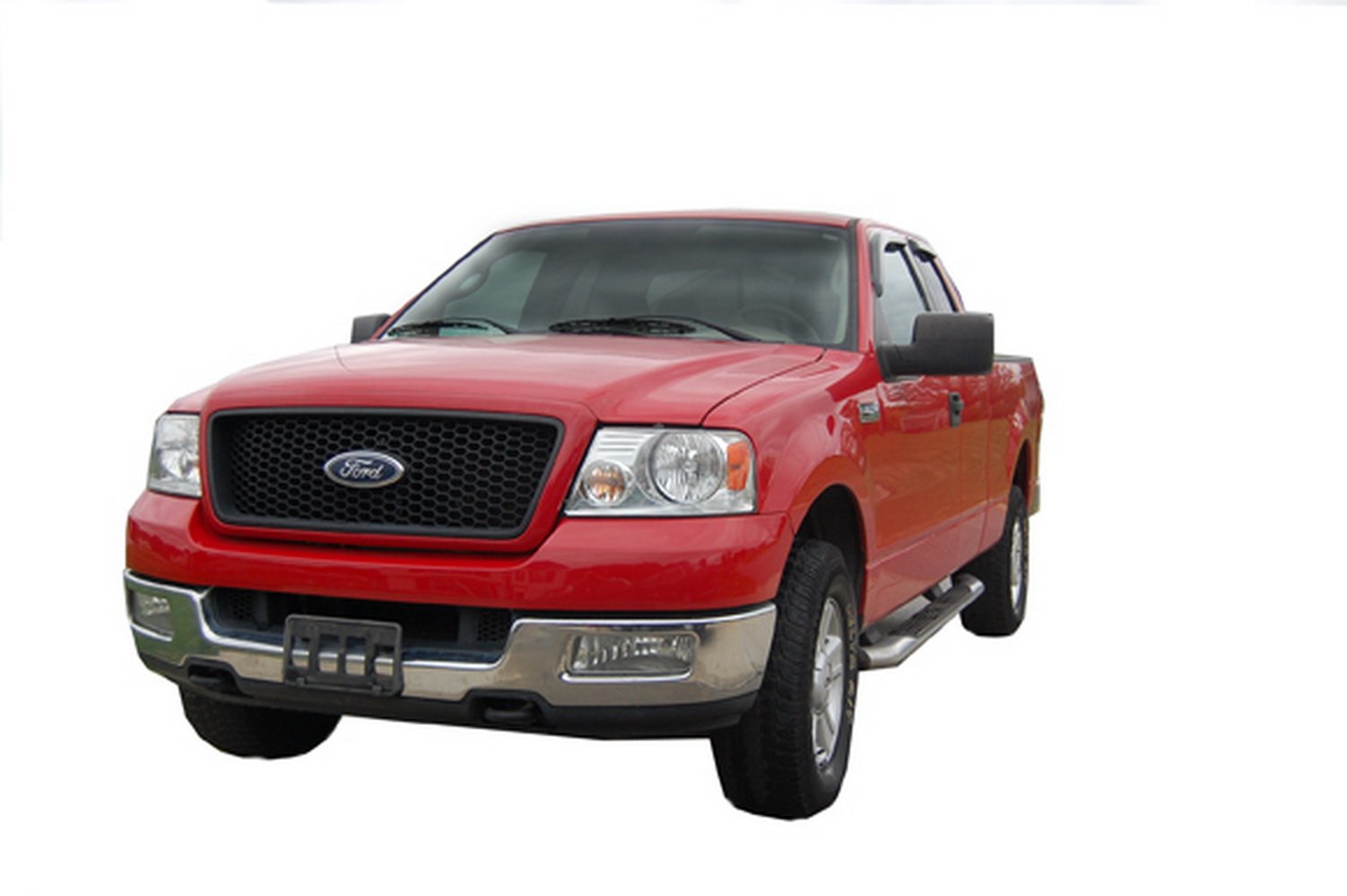 Auto Ventshade [AVS] Ventvisor / Rain Guards | Outside Mount, Smoke Color, 4 pc | 94738 | Fits 2004 - 2014 Ford F-150 SuperCab