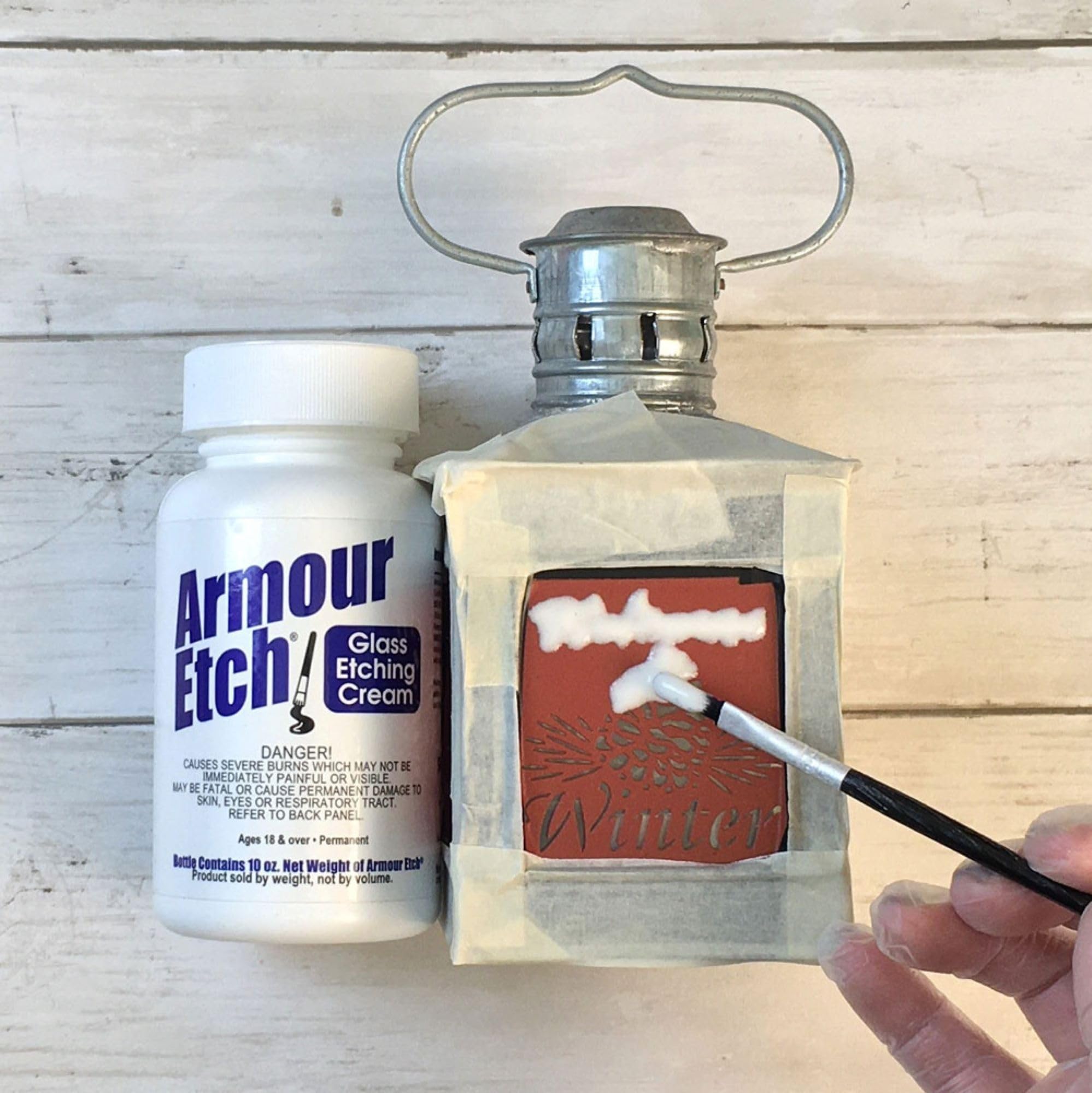 Armour Etch 15-0200 Etching Cream, White, 10