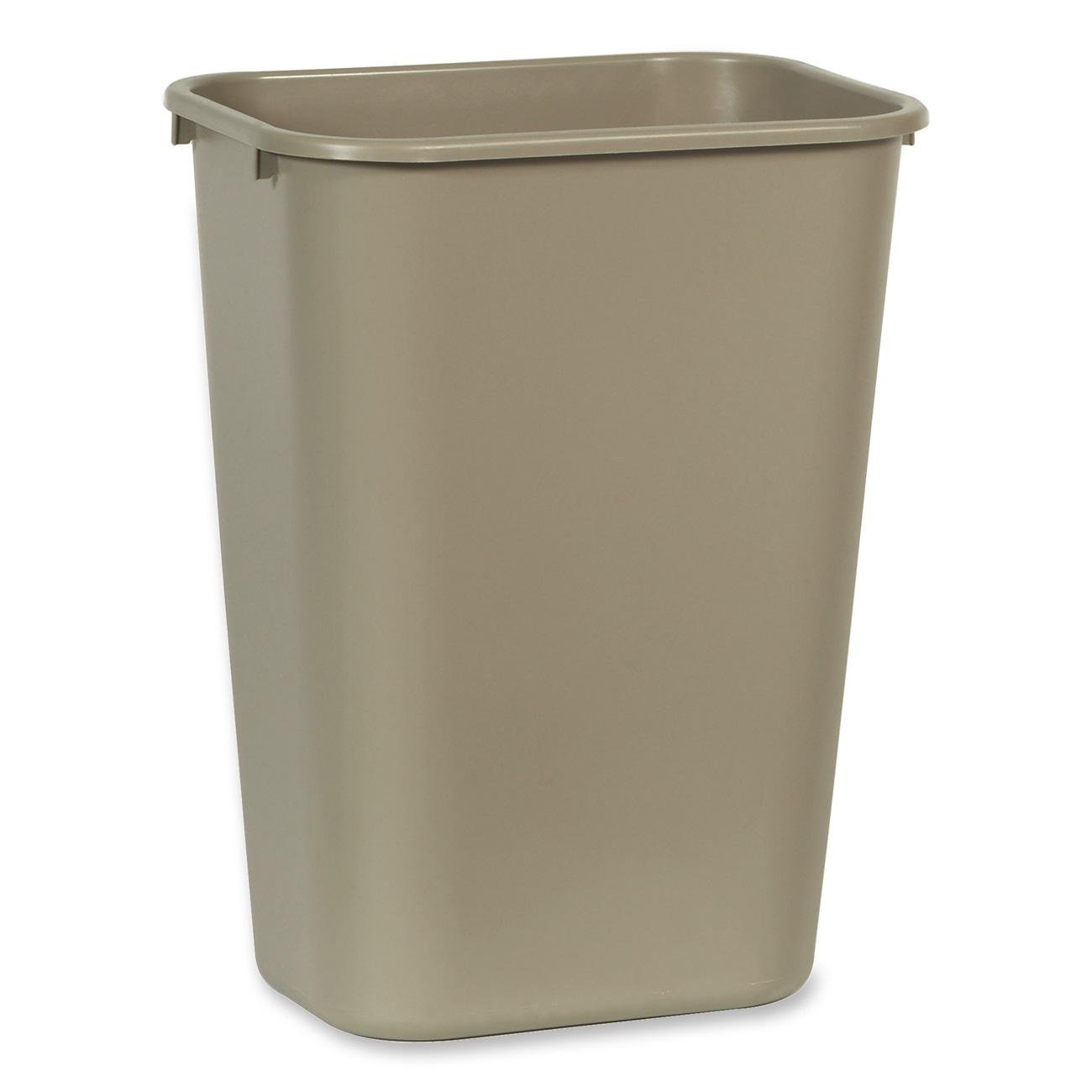Trash Can 41qt Beige