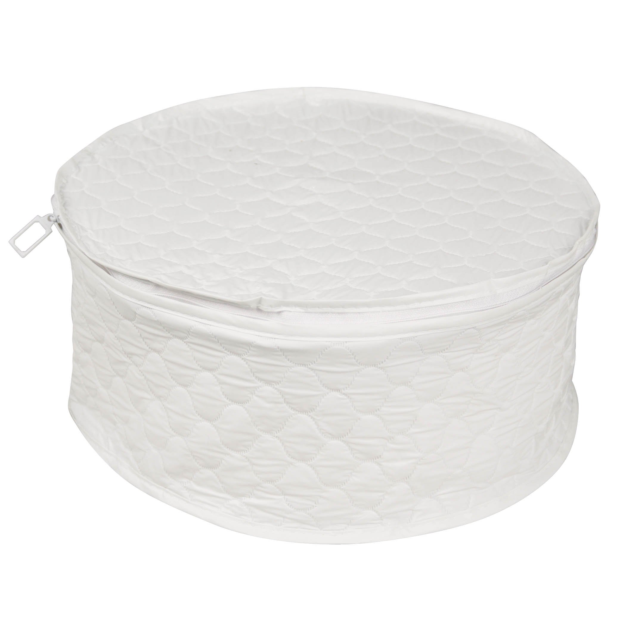 6 Piece Tabletop Quilted Vinyl Dinnerware Storage Set