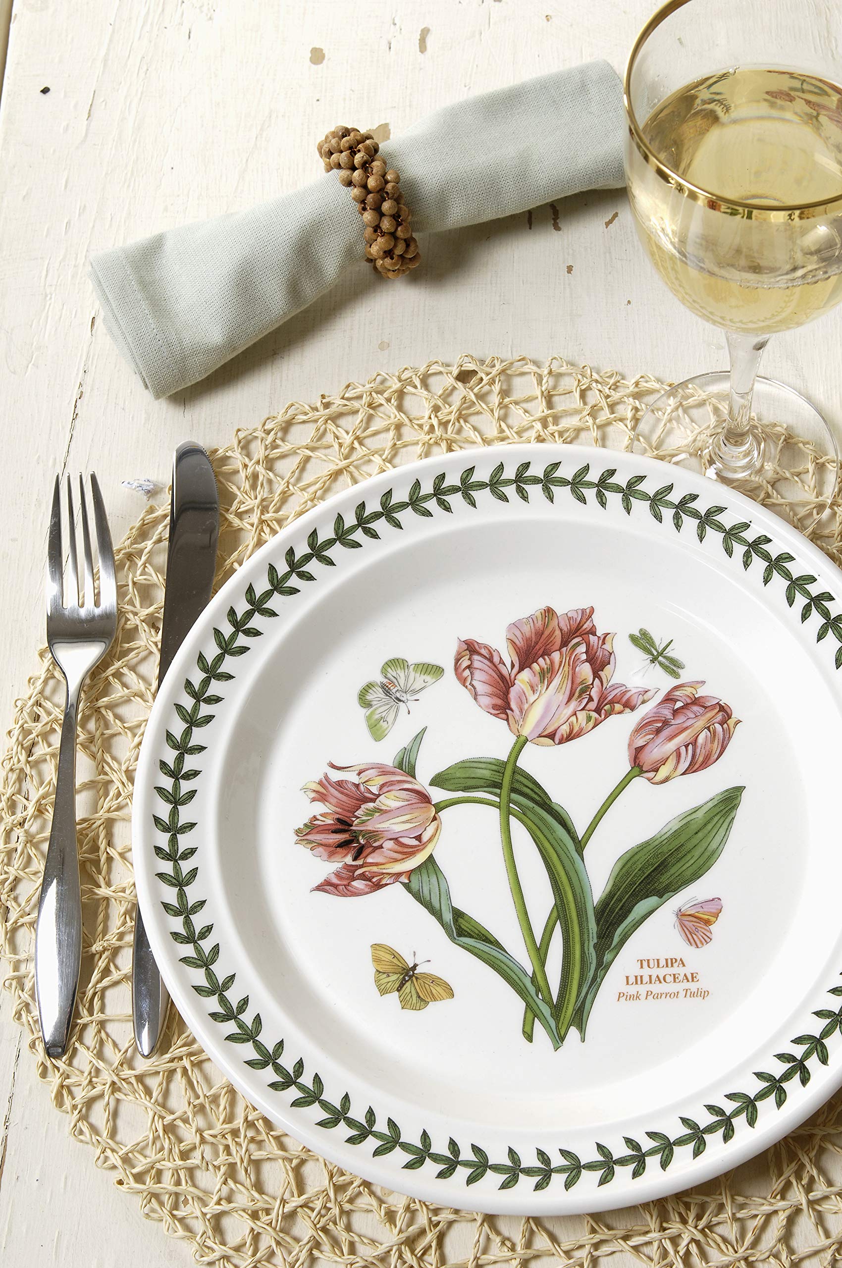 Portmeirion Botanic Garden Dinner Plates, Set of 6 Assorted Motifs