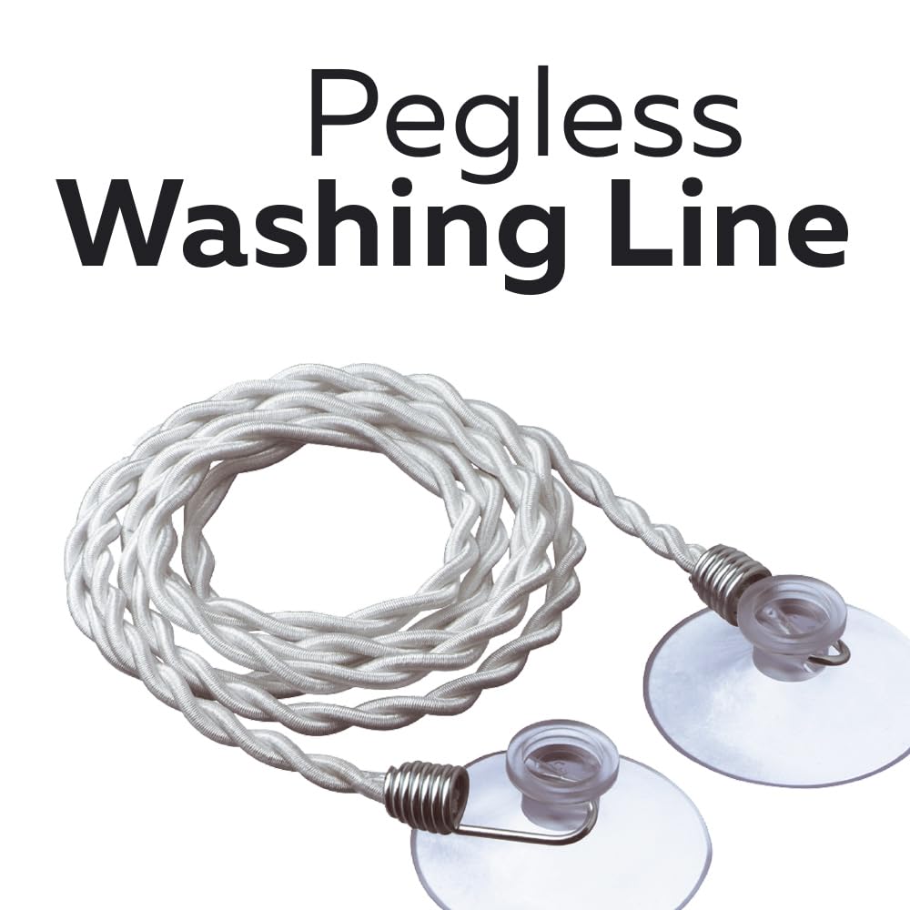 Design Go Go Travel Clothes Line, White, One Size