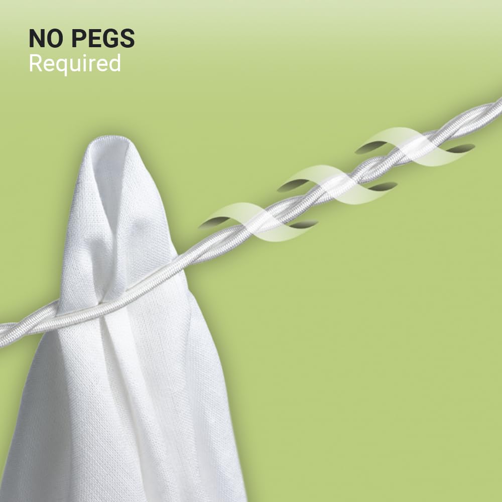 Design Go Go Travel Clothes Line, White, One Size