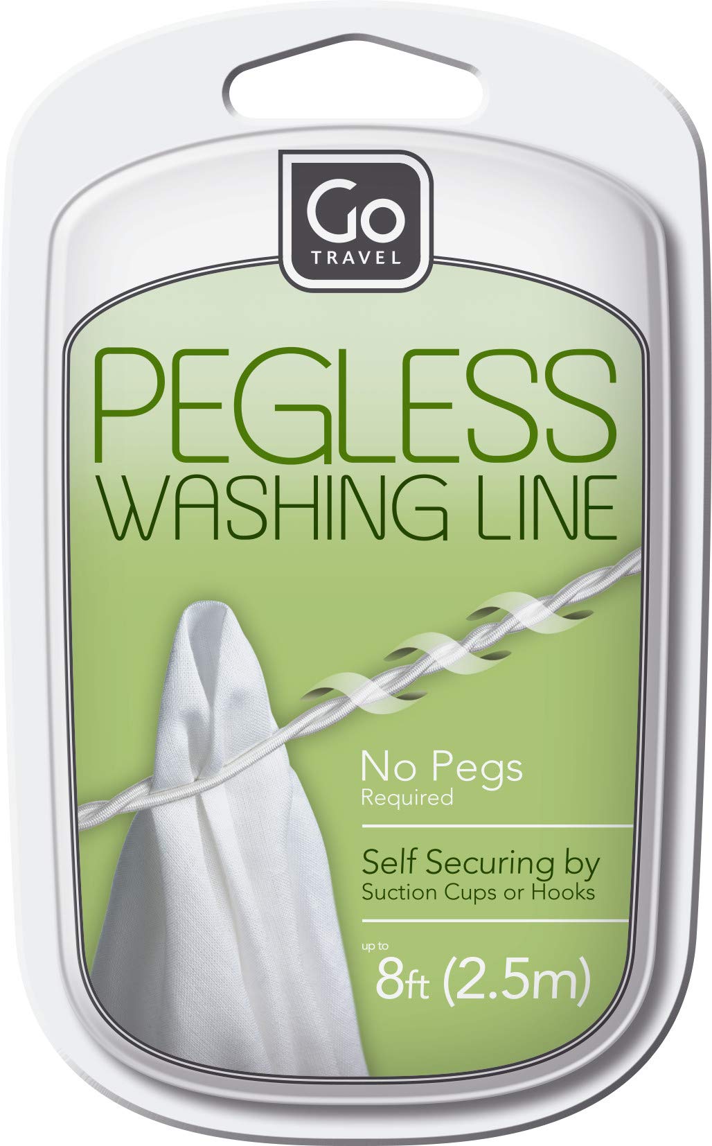 Design Go Go Travel Clothes Line, White, One Size