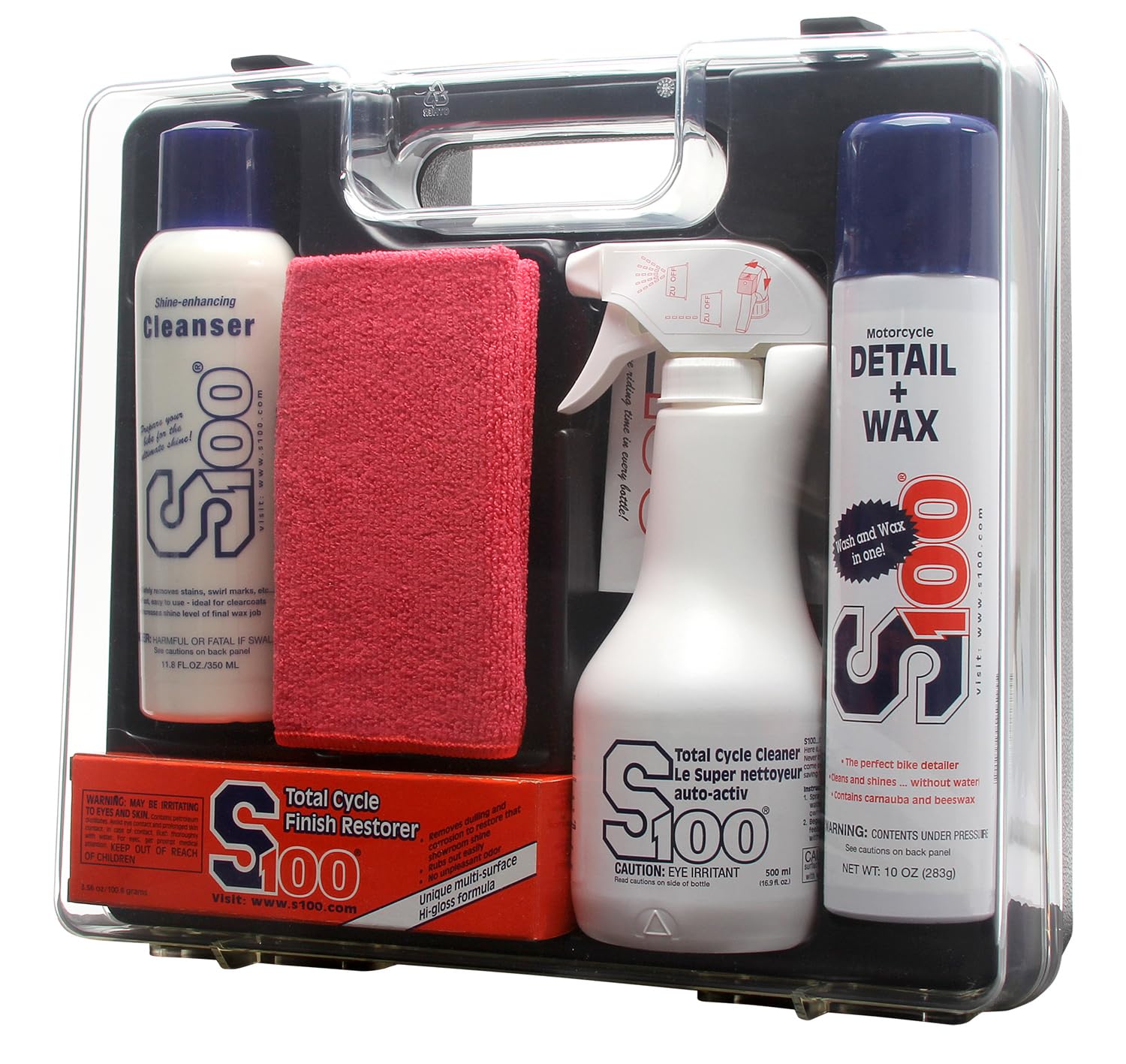 S100 12000C Motorcycle Detailing Kit - 37.66 oz.