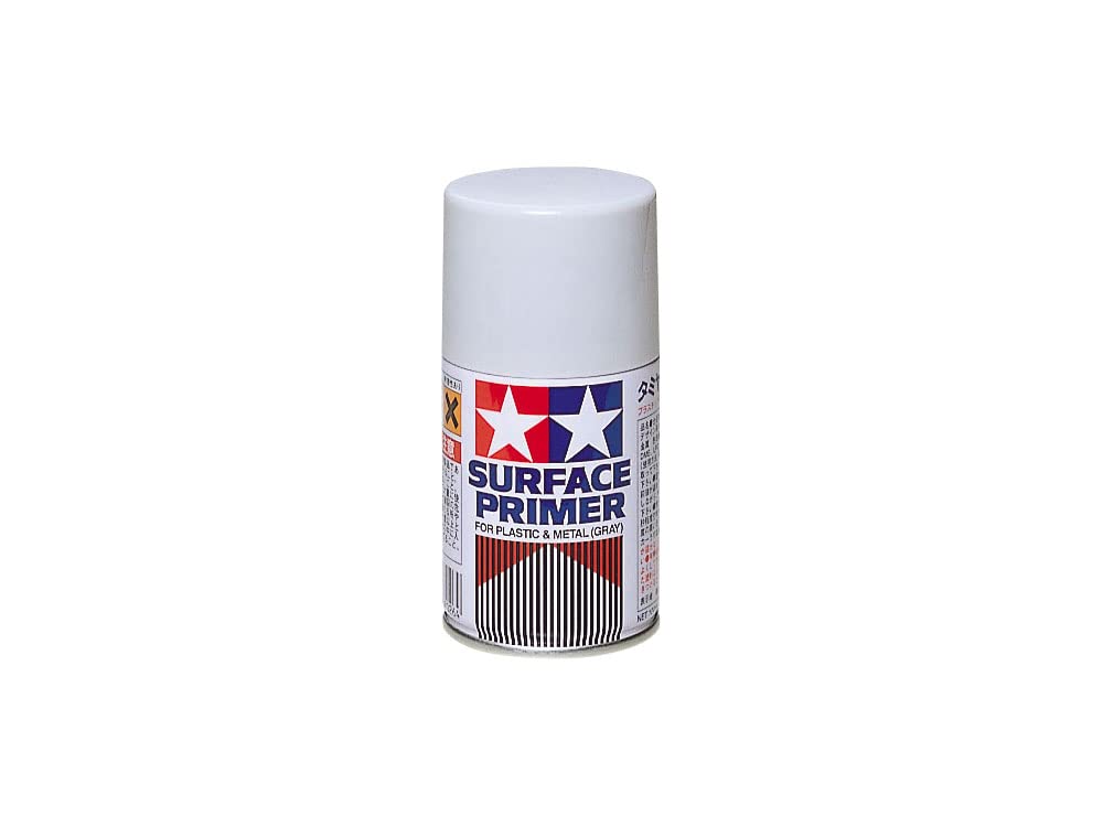 Tamiya America, Inc Surface Spray Primer: Gray, TAM87026