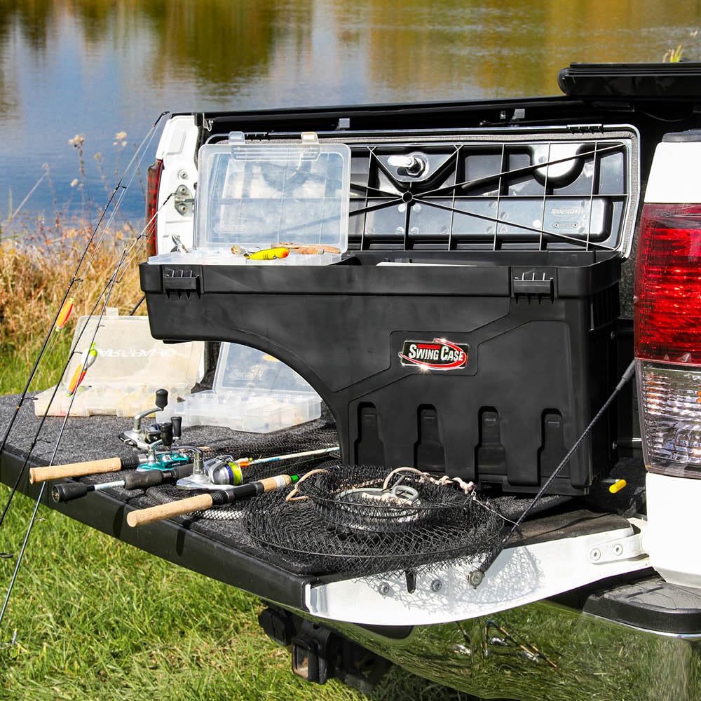 UnderCover SwingCase Truck Bed Storage Box | SC300P | Fits 2002 - 2018, 2019 - 2020 Classic Dodge Ram 1500, 2003-20 2500/3500, Passenger