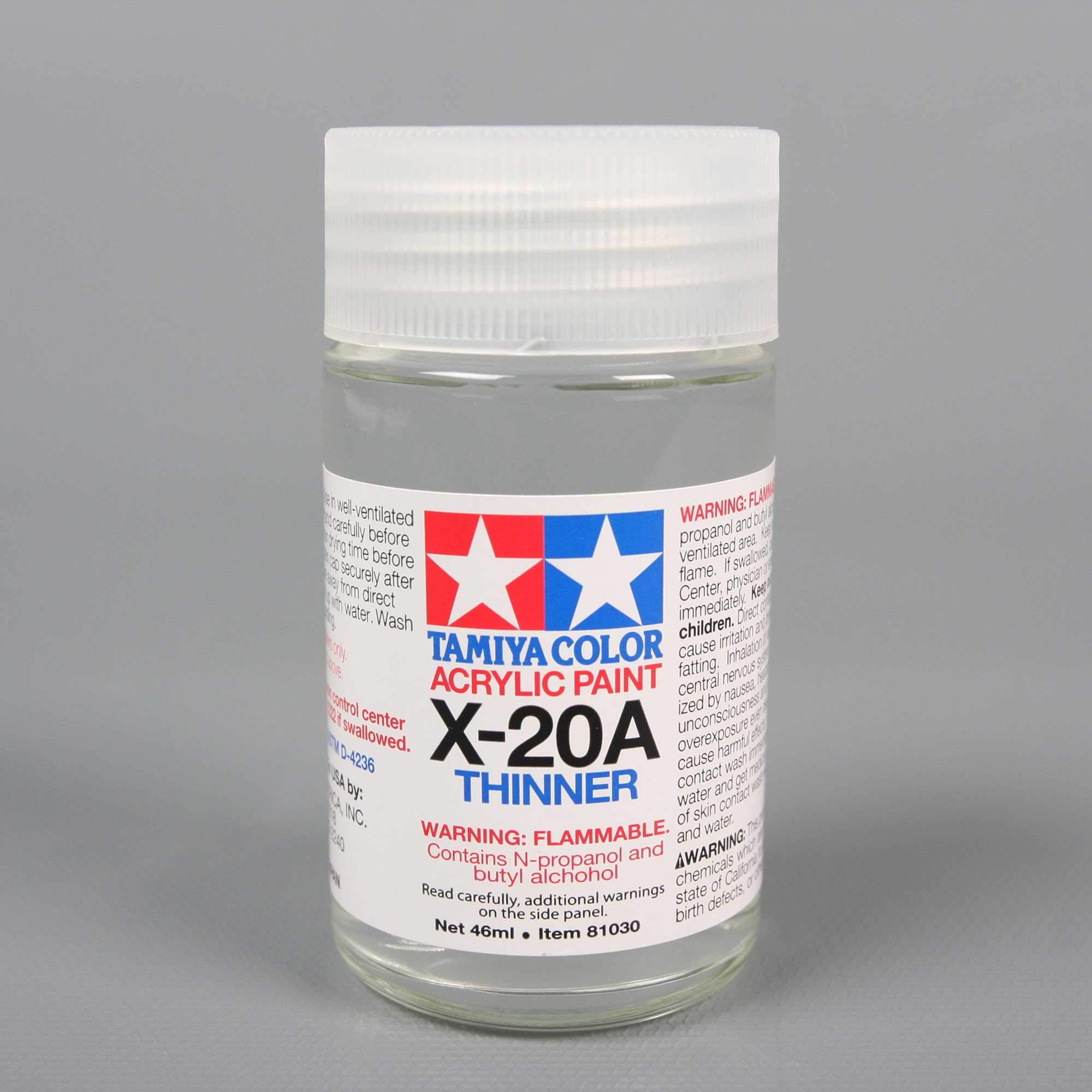 Tamiya America, Inc Acrylic/Poly Thinner X20A 46Ml, TAM81030