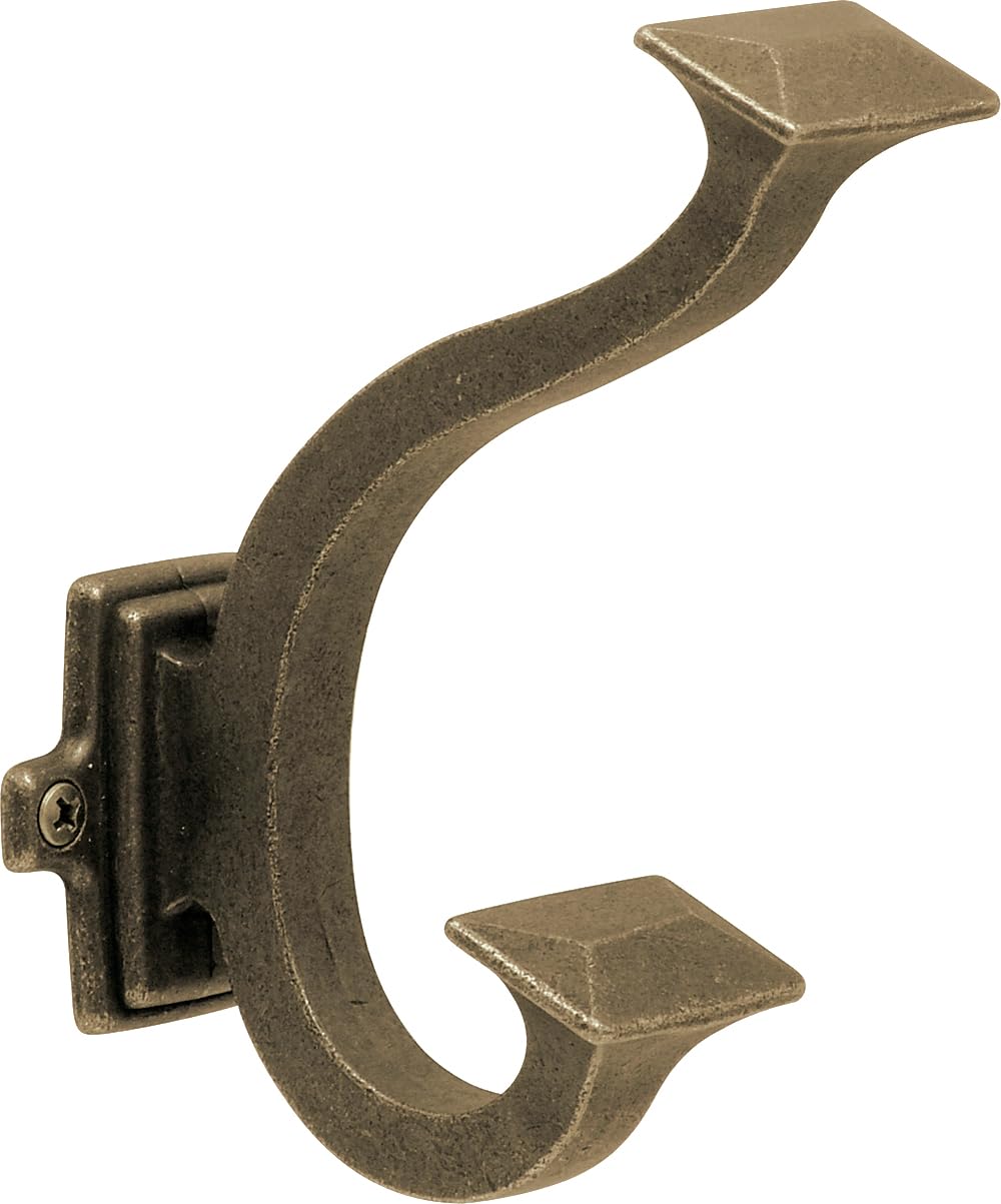 Hickory Hardware Bungalow Hook - Windover Antique (P2155-WOA)