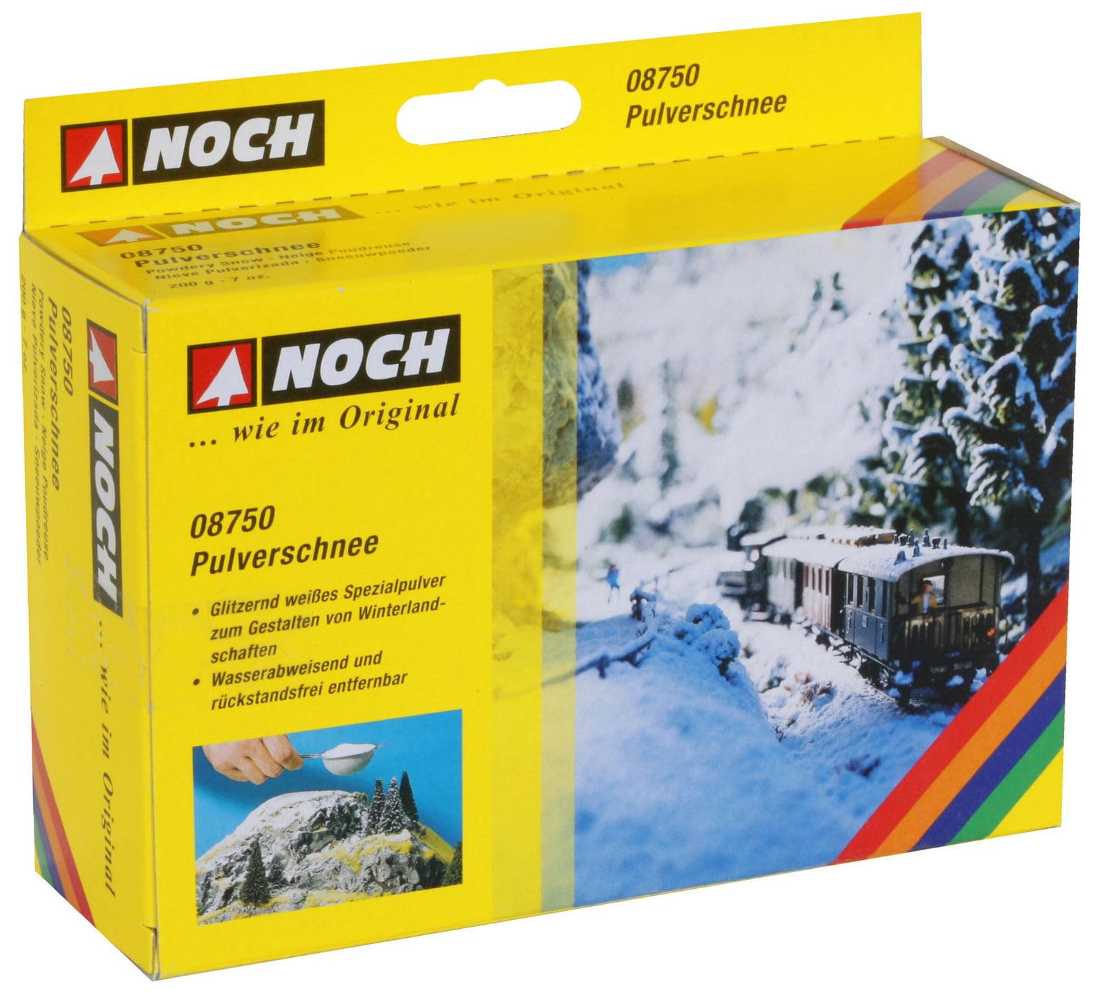 Noch 8750 Powder snow G,0,H0,TT,N,Z Scale