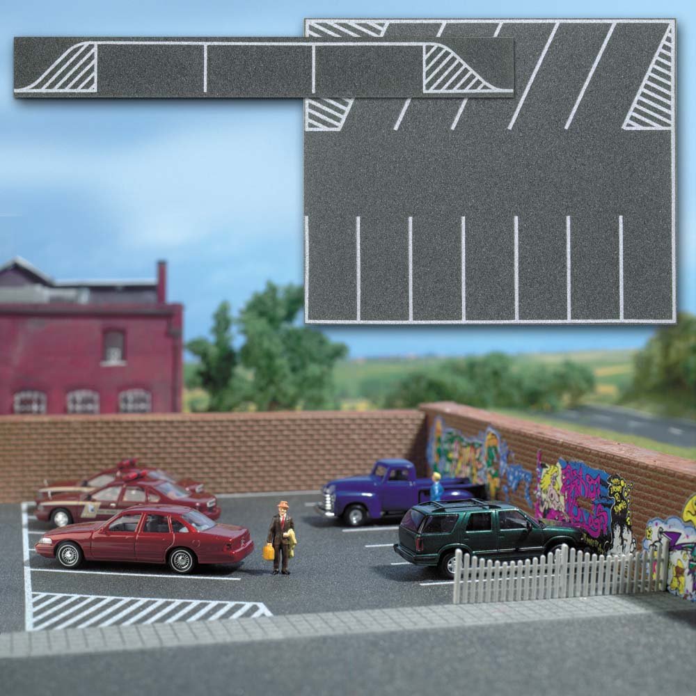 Busch 7077 FLX Parking lot 120x100mm N Scale Scenery Kit