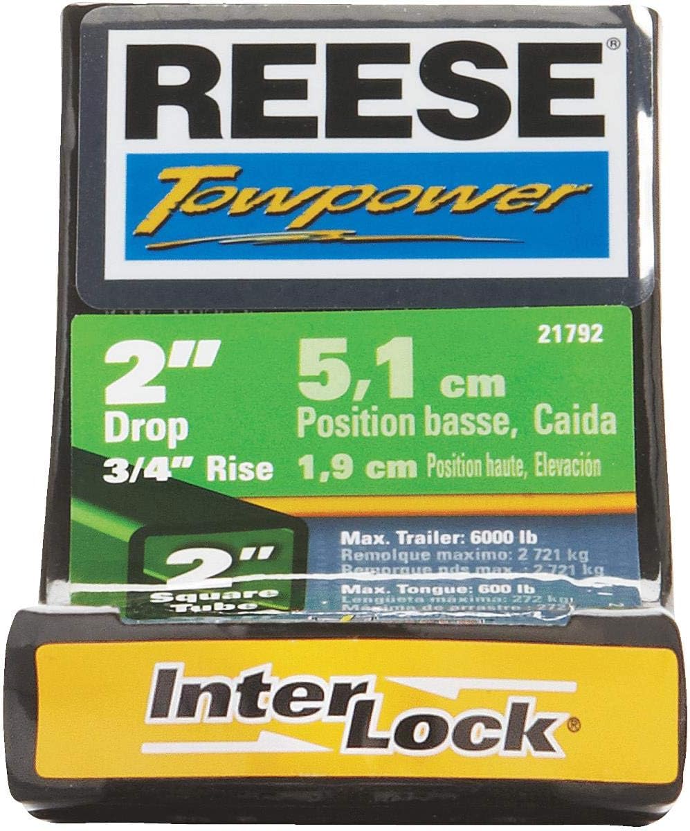 Reese Towpower 21792 Class III Interlock Ball Mount , Black
