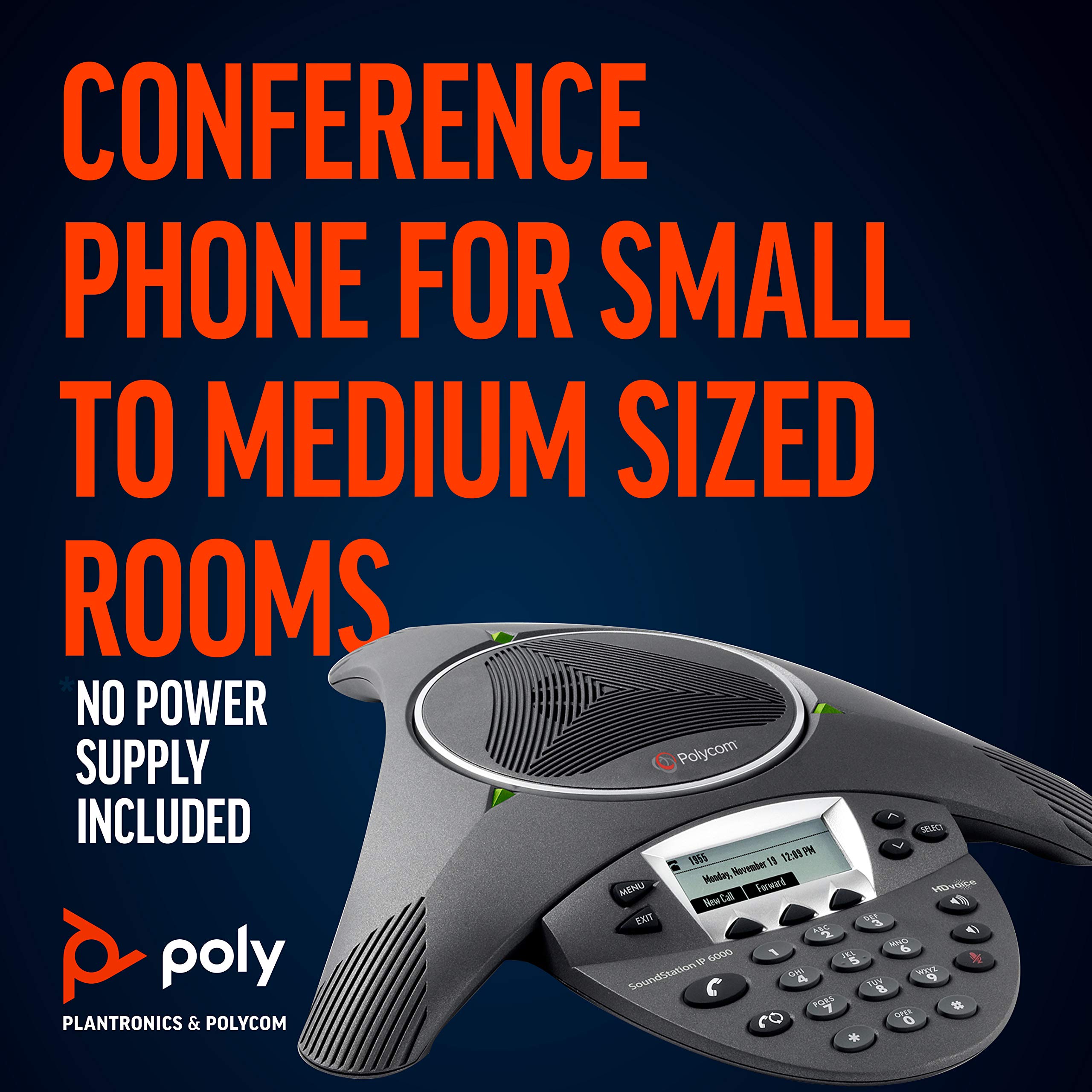 Polycom Soundstation IP 6000 2200-15600-001 For Poe - No Power Supply Included