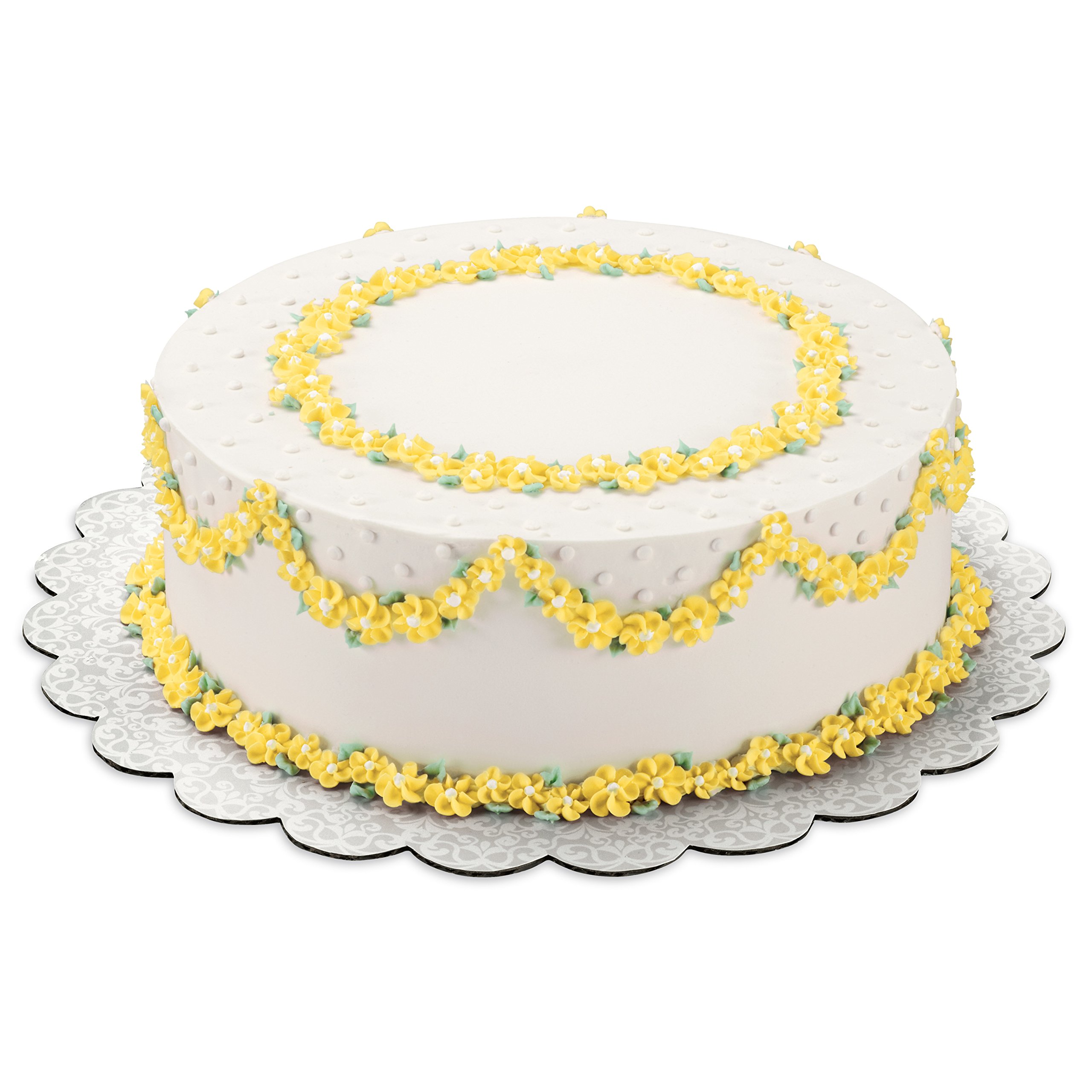 Wilton Show-N-Serve 12-Inch Lace Doily Cake Circles, 8-Count - Round Cake Boards