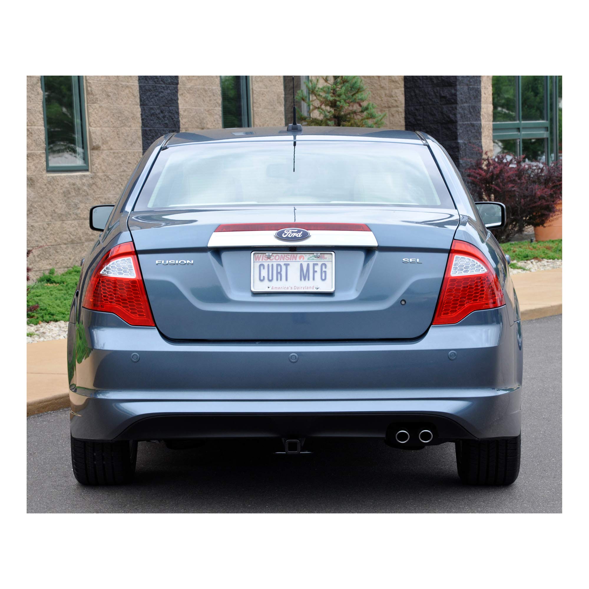 CURT 113903 Class 1 Trailer Hitch with Ball Mount, 1-1/4-In Receiver, Fits Select Ford Fusion, Lincoln MKZ, Mercury Milan