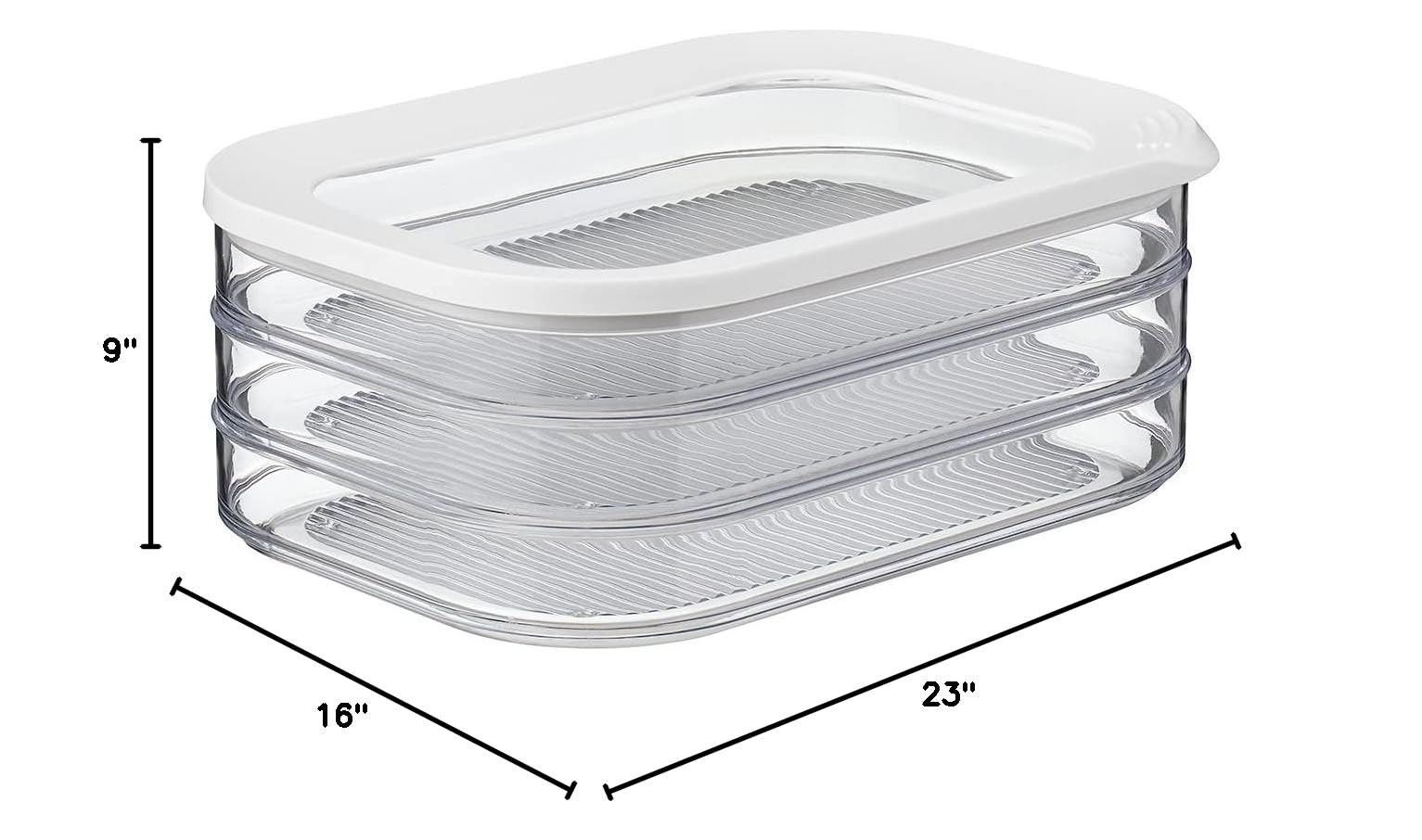 MEPAL, MODULA Food Storage Boxes with Lid for Salami, Cold Cuts, Turkey, Bologna, Deli and Luncheon Meat, BPA Free, Color, 3 X 550ml | 18.6oz, 1 Set