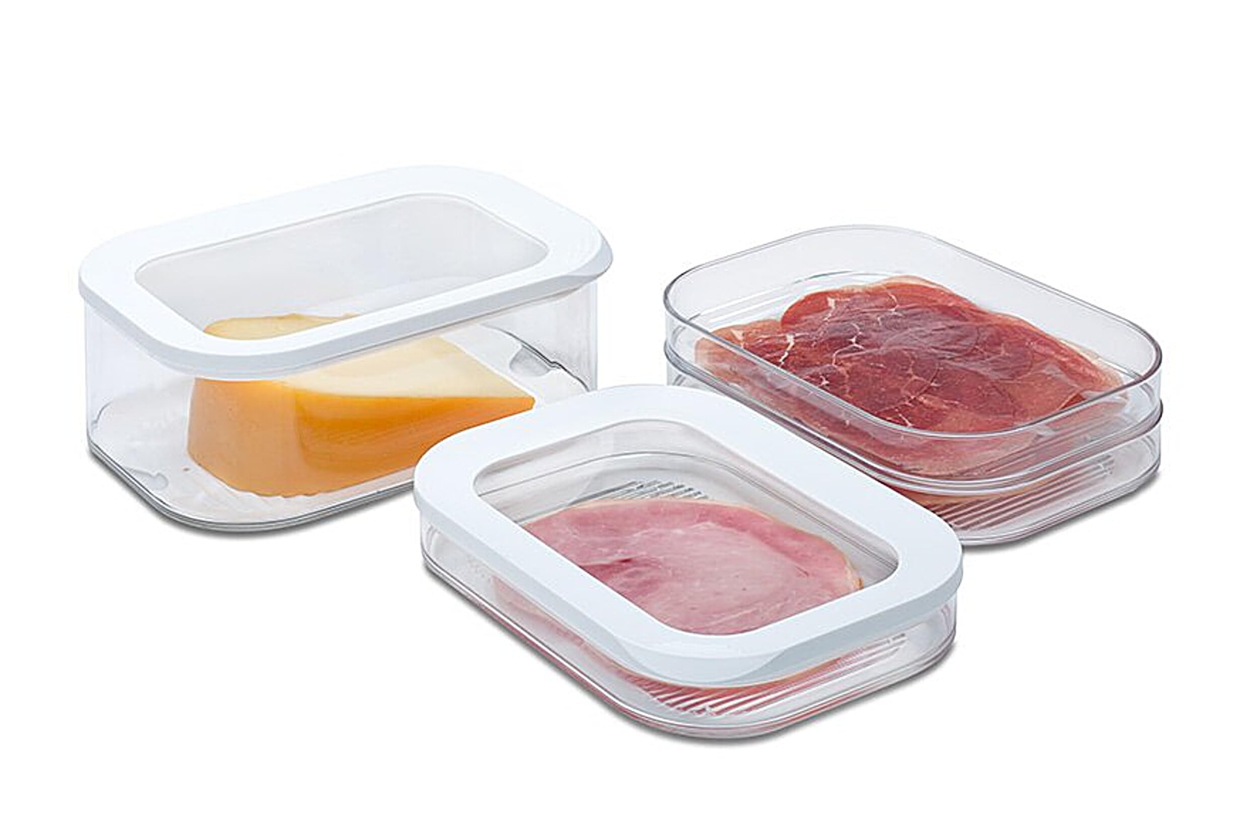 MEPAL, MODULA Food Storage Box with Lid for Salami, Turkey, Bologna, Deli and Luncheon Meat, BPA Free, Color, 540ml | 19oz, 1 Count