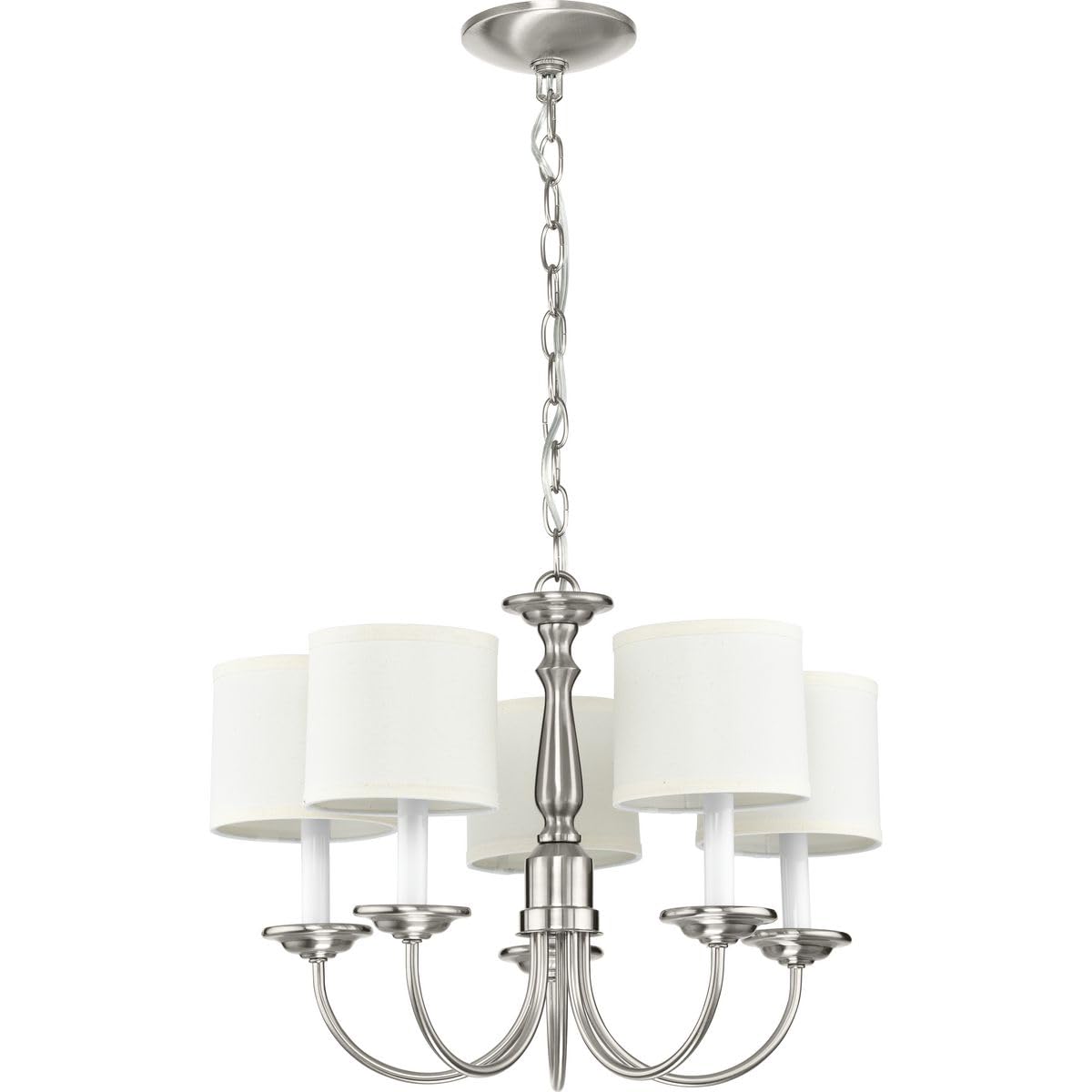 Progress Lighting P4009-10 5-Light Chandelier, Polished Brass