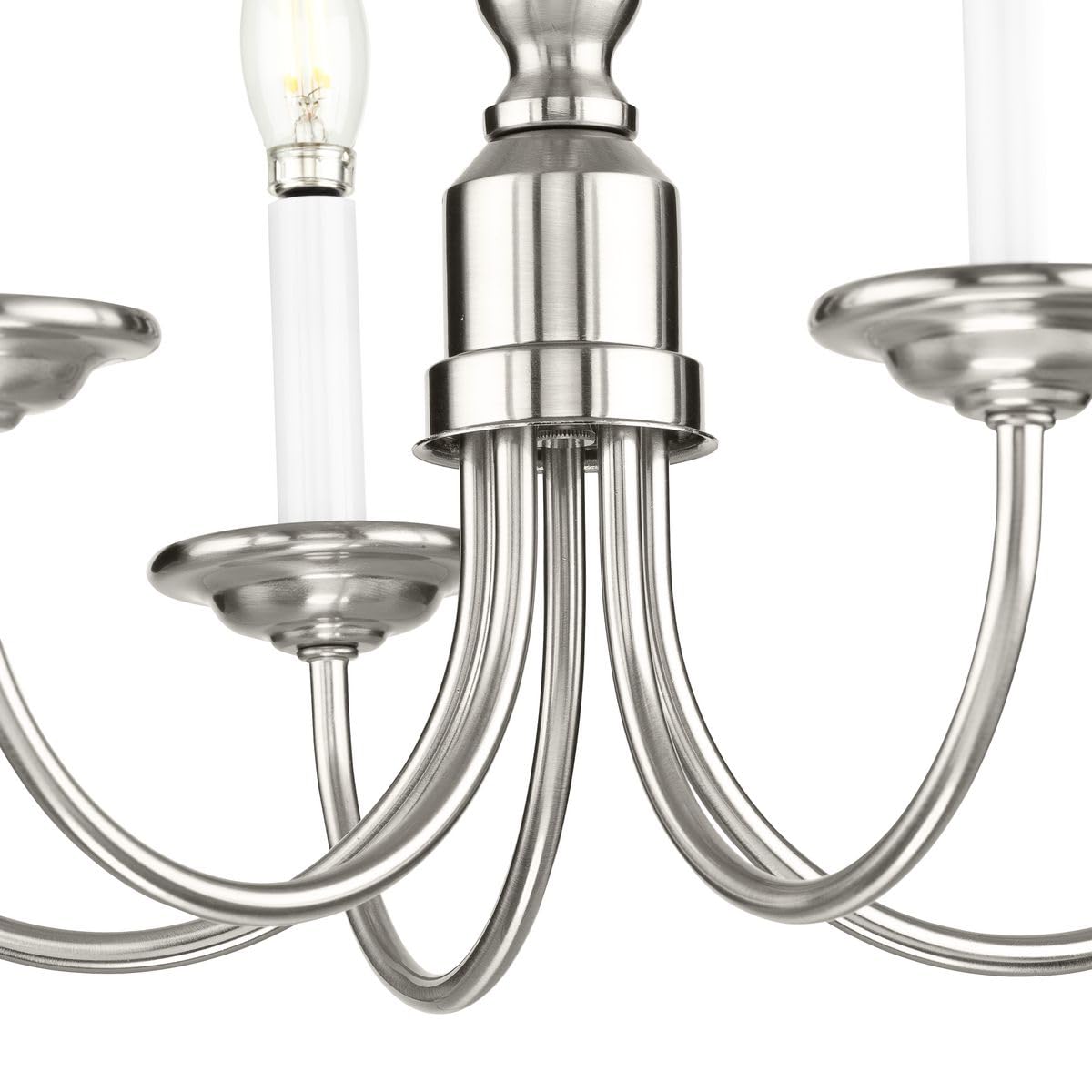 Progress Lighting P4009-10 5-Light Chandelier, Polished Brass