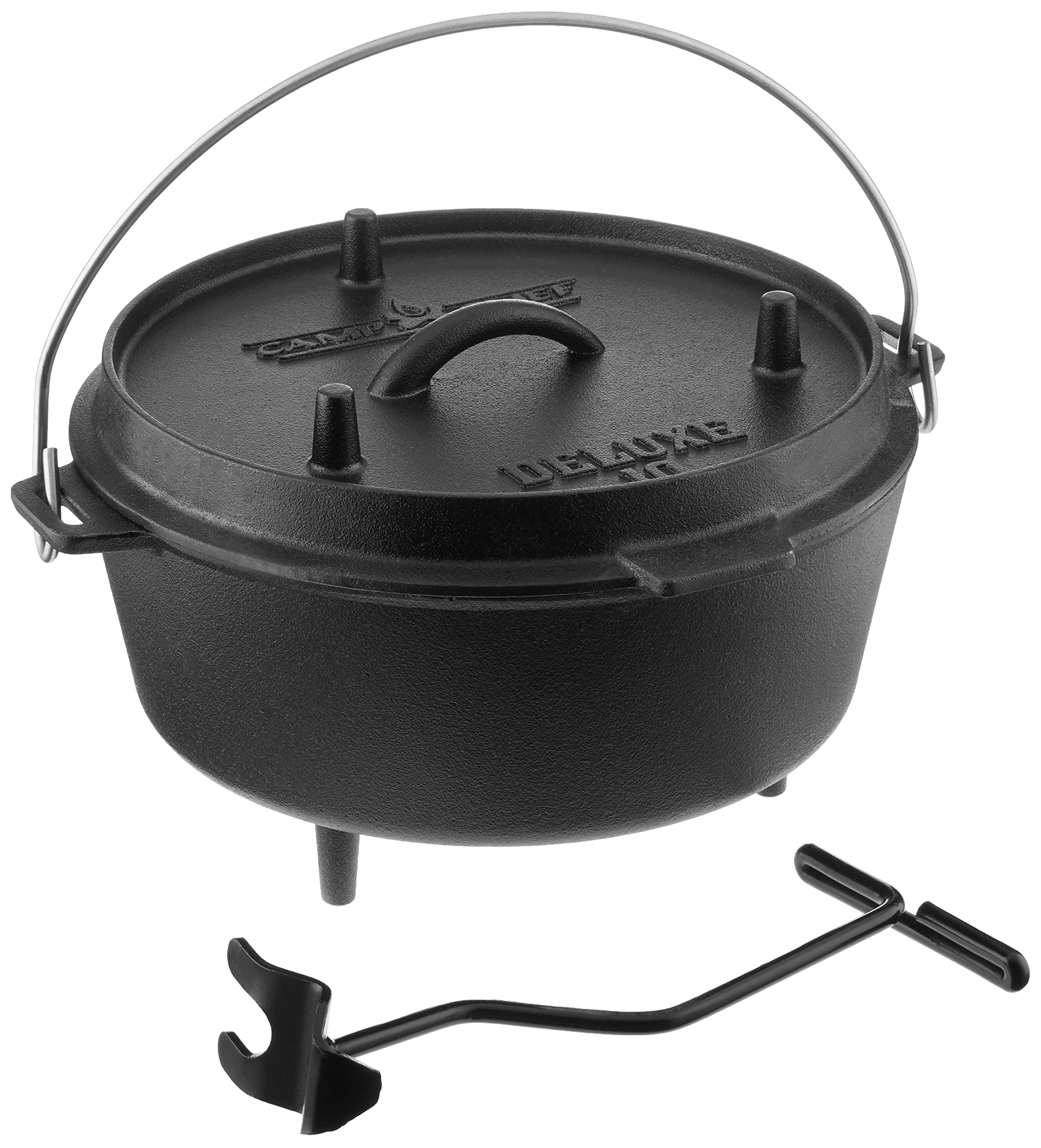 6 Qt Seasoned Cast Iron Dutch Oven