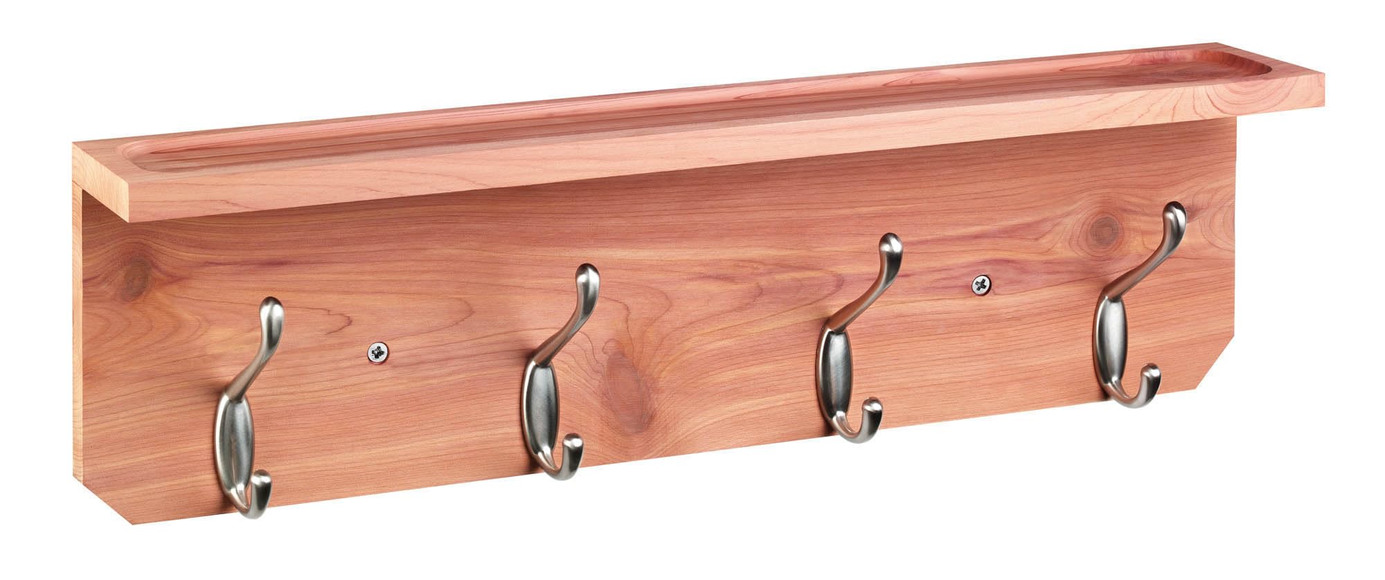 Woodlore Apparel Rack with Shelf