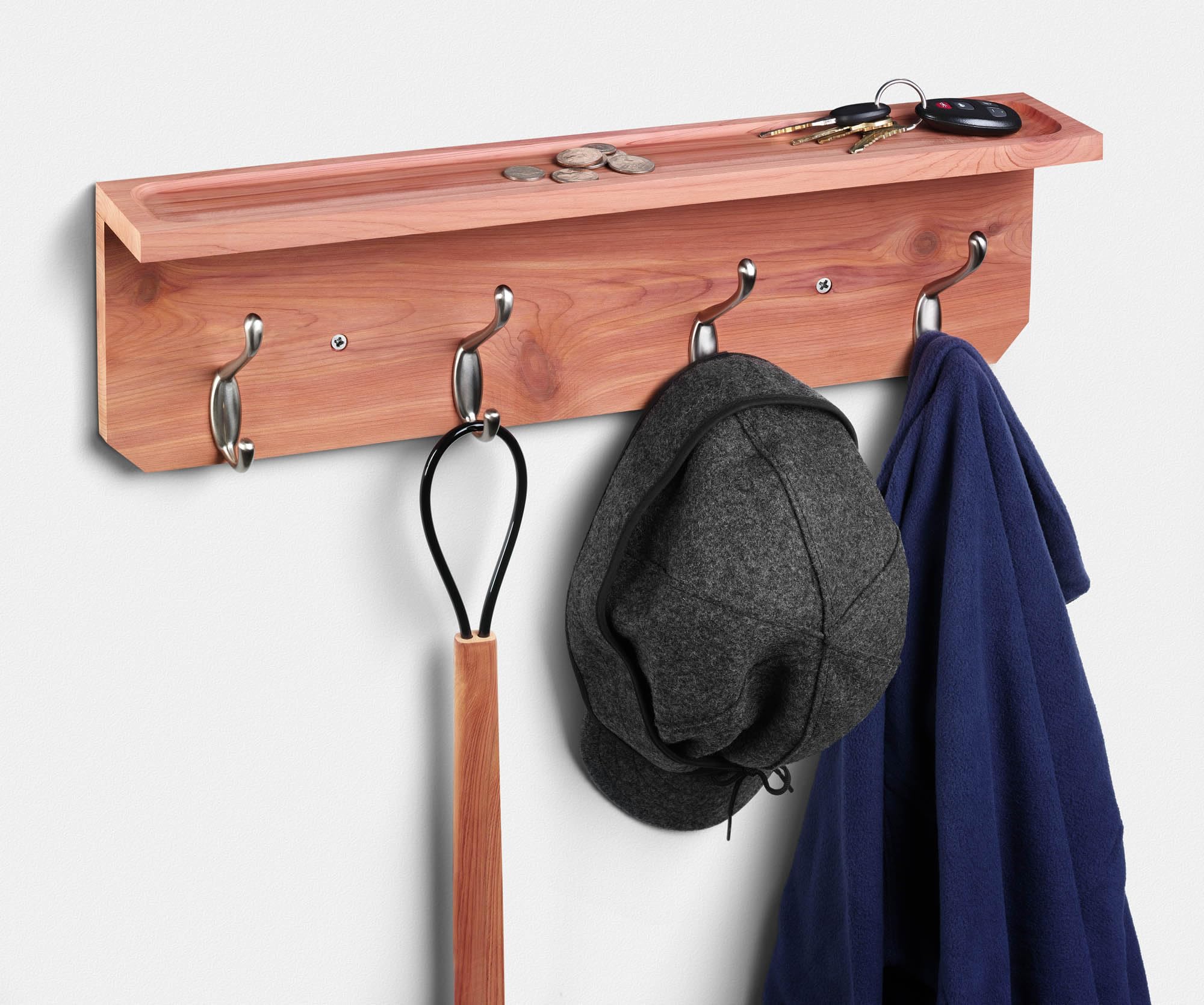 Woodlore Apparel Rack with Shelf