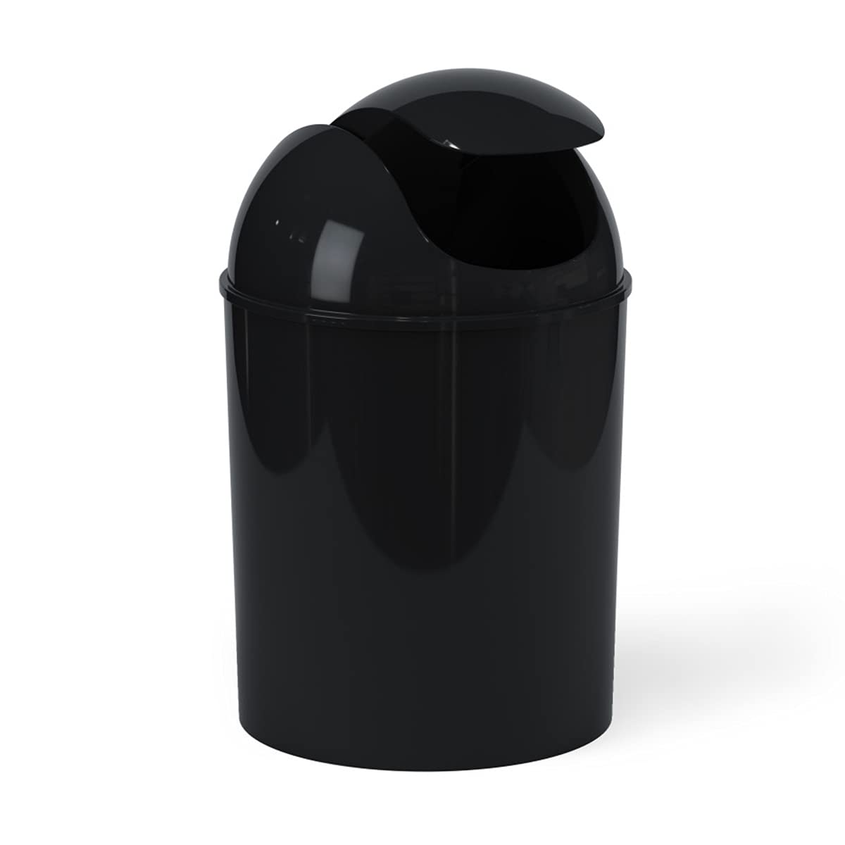 Umbra Mini Waste Can 1-1/2 Gallon with Swing Lid, Matte
