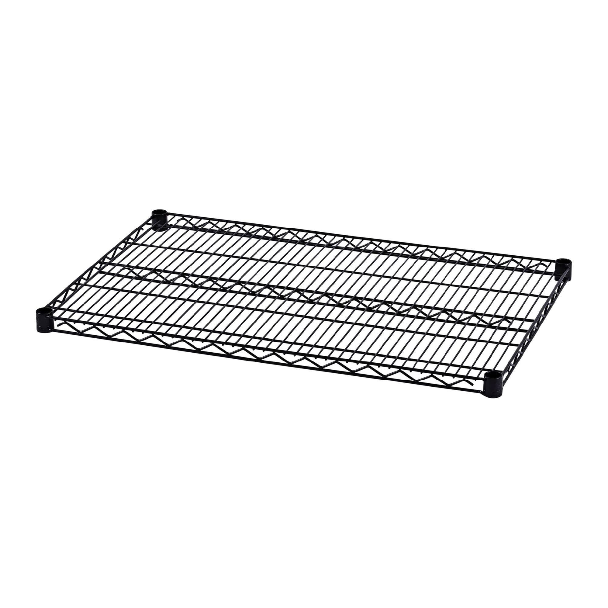 Alera SW583624BL Industrial Extra Wire Shelves, 36w x 24d, Black (Case of 2)