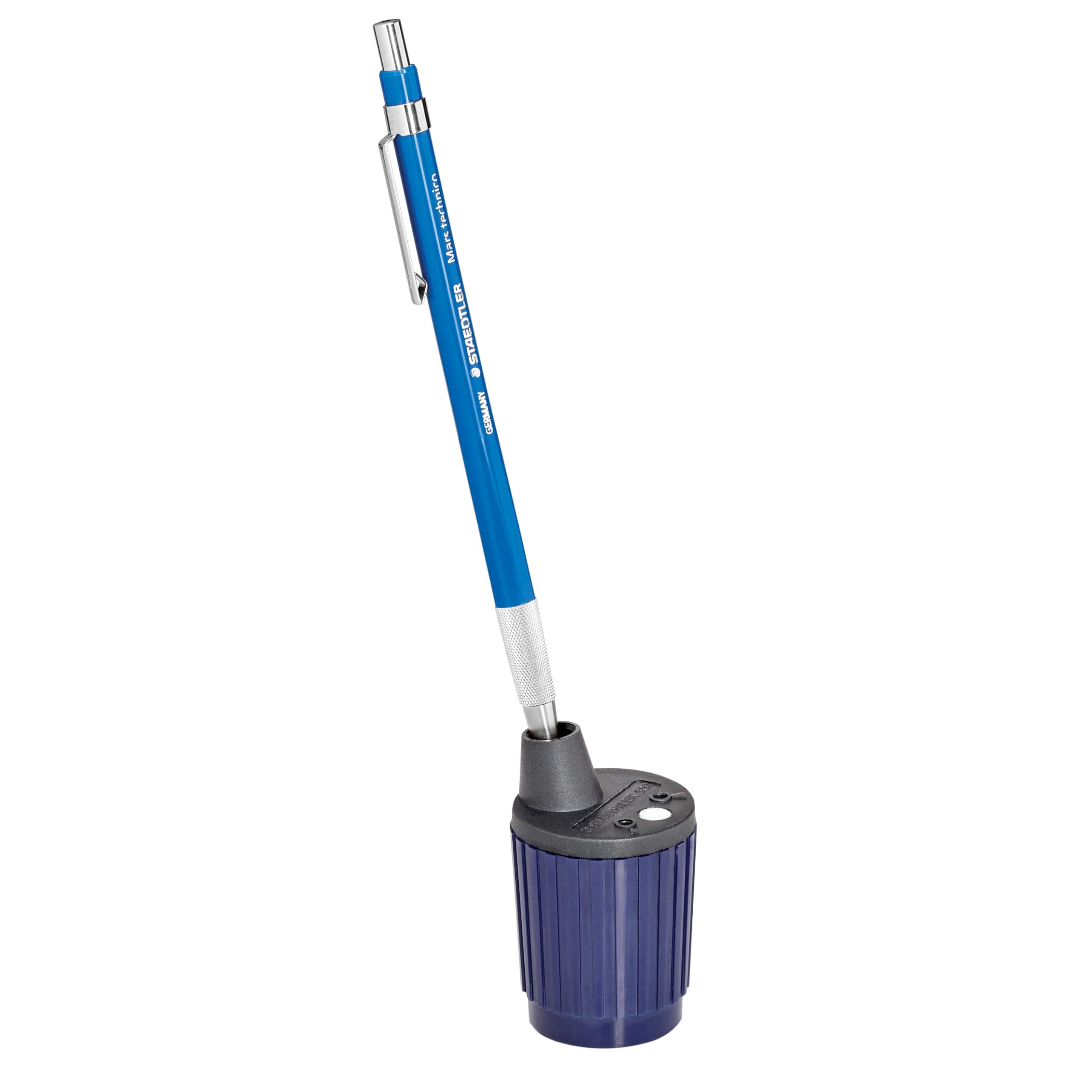 Staedtler 502 BK A6 Mars Rotary Action Lead Pointer and Tub for 2mm Leads, 502BKA6,Blue