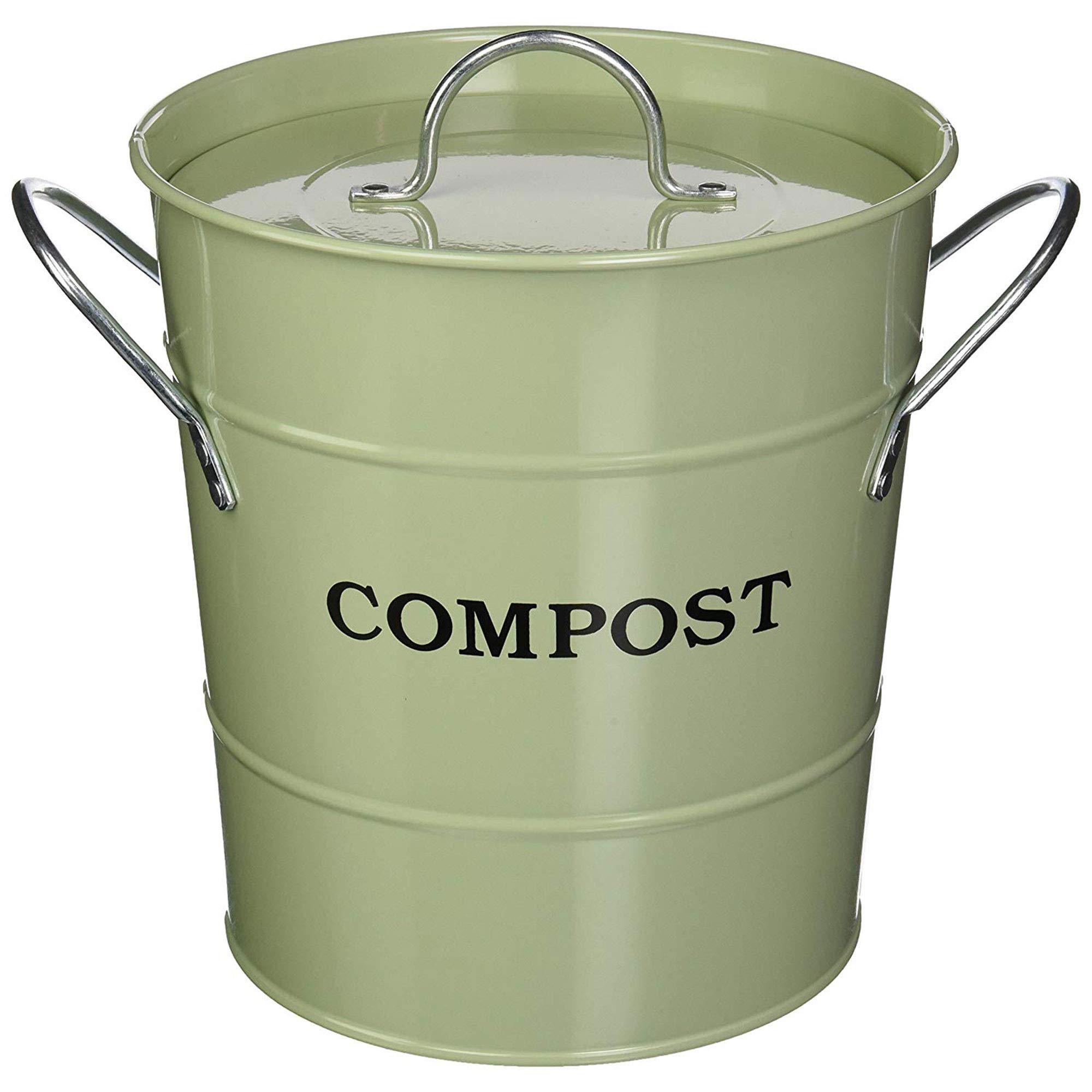 Exaco Trading Co. CPBG 01 Exaco 2-in-1 Indoor Compost Bucket, 1 Gallon, Green
