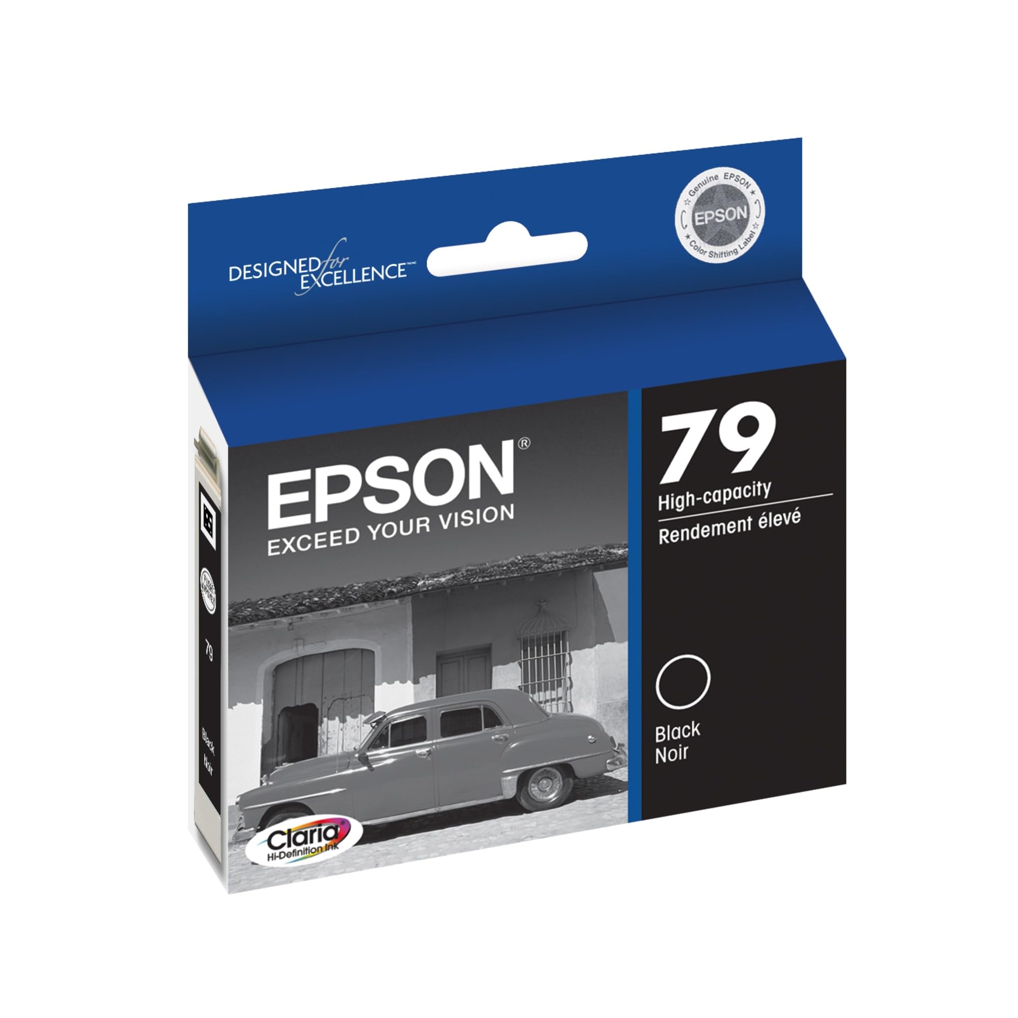 EPSON T079 Claria Hi-Definition -Ink Standard Capacity Black -Cartridge (T079120) for select Epson Artisan Photo Printers