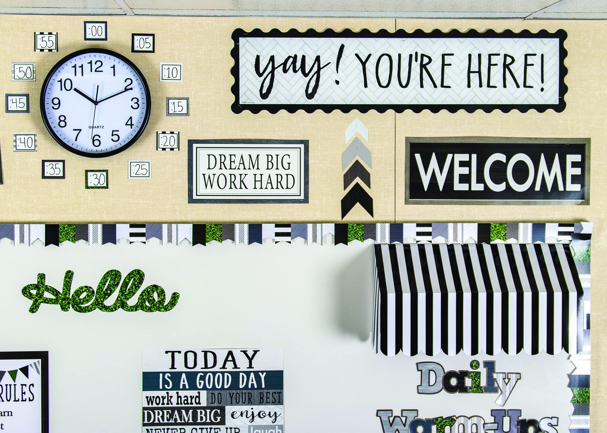 Teacher Created Resources Black Scalloped Border Trim, Black (4397)