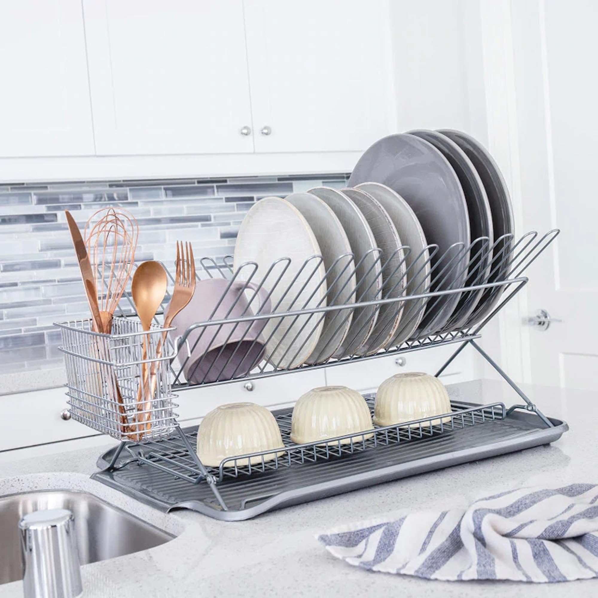 Better Houseware 1480/W Dish Drain Board, Standard, White