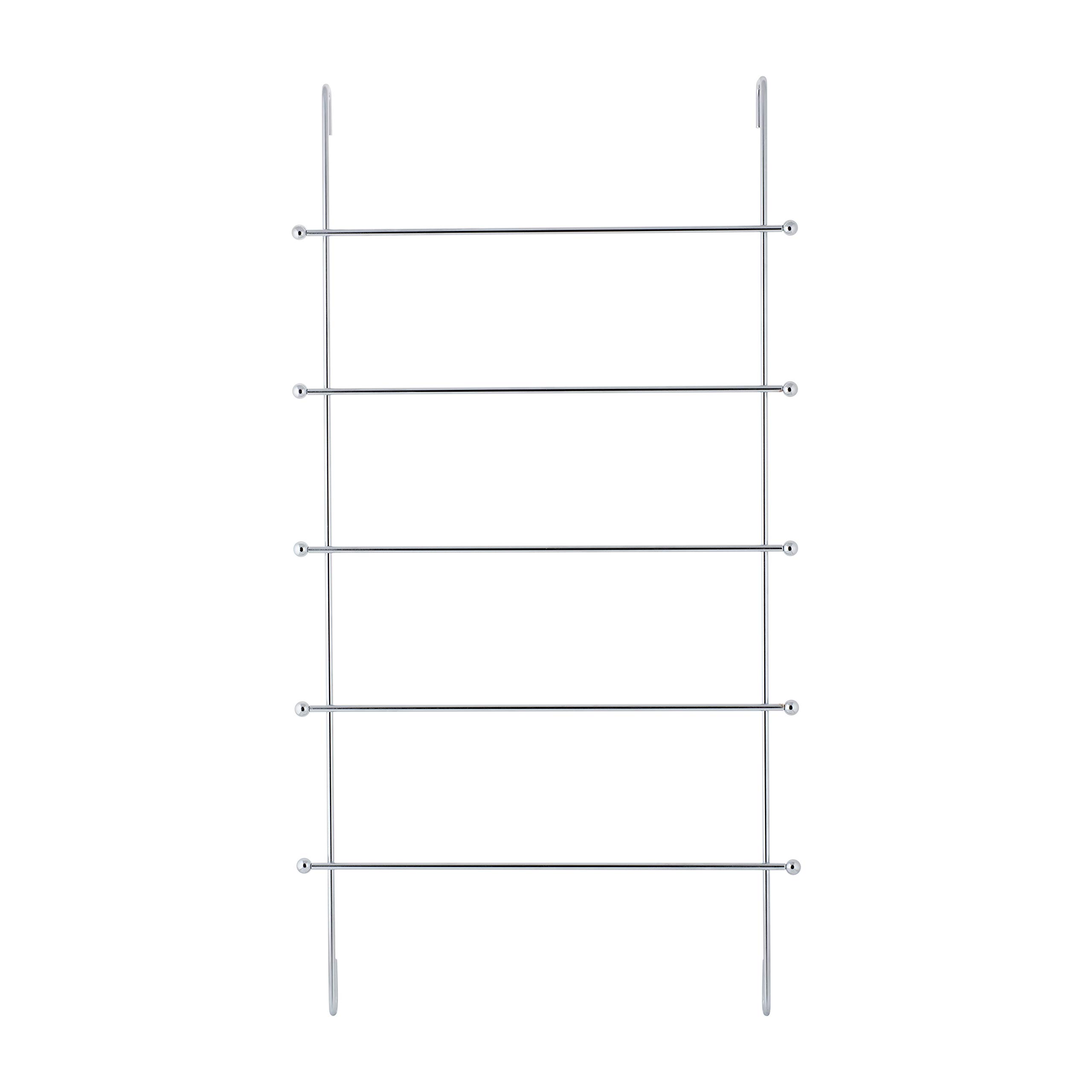 Organize It All Over The Door Chrome Hanging Towel Rack