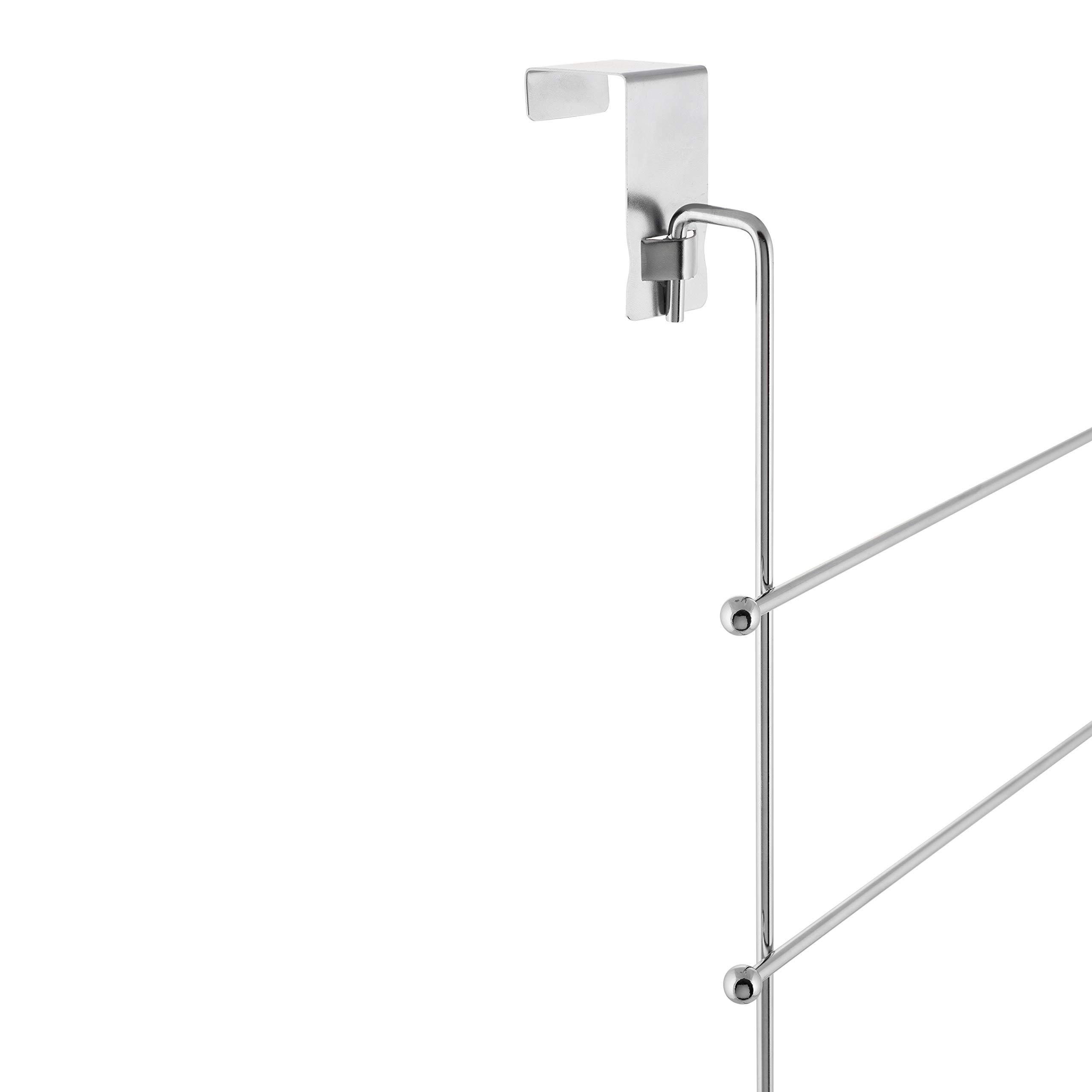 Organize It All Over The Door Chrome Hanging Towel Rack