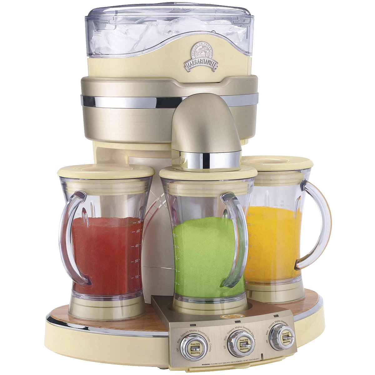 Margaritaville Tahiti Margarita Machine-for Margaritas, Smoothies, and Frozen Drinks, 3 24-Ounce Pitchers