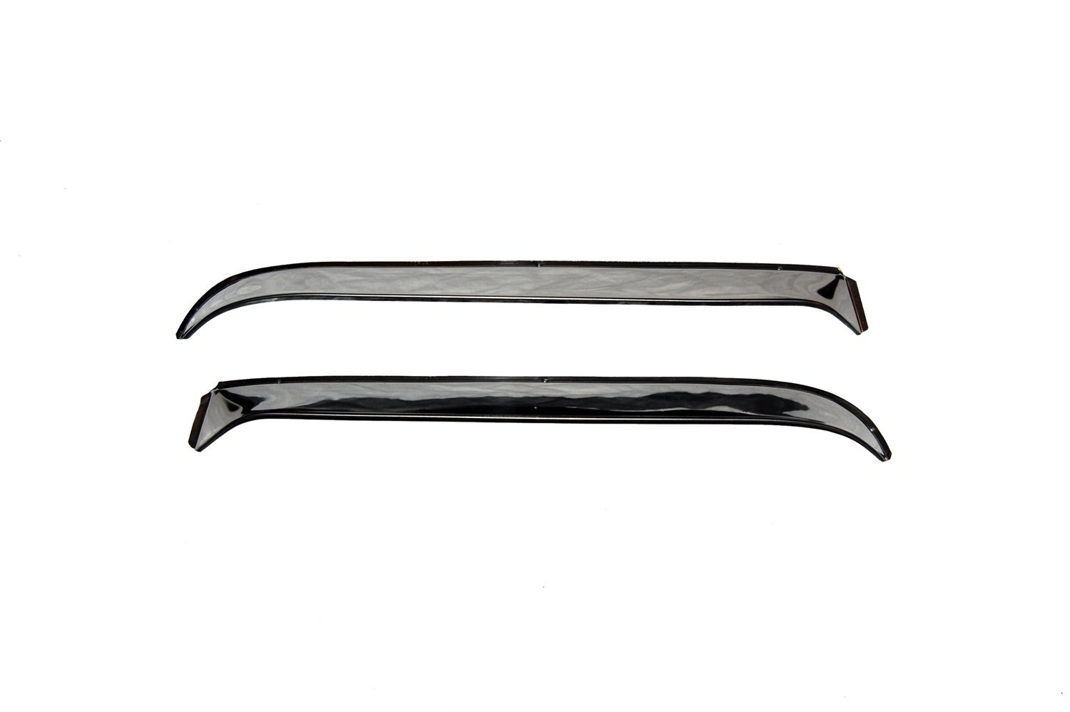 Auto Ventshade [AVS] Ventshade / Rain Guards | Stainless Steel Finish, 2 pc | 12503 | Fits 87 -04 Peterbilt 320/357/372/375/376/359 Conversion/362 Cab Over/377 Hi-Performance/378 Conv./379 Integrated